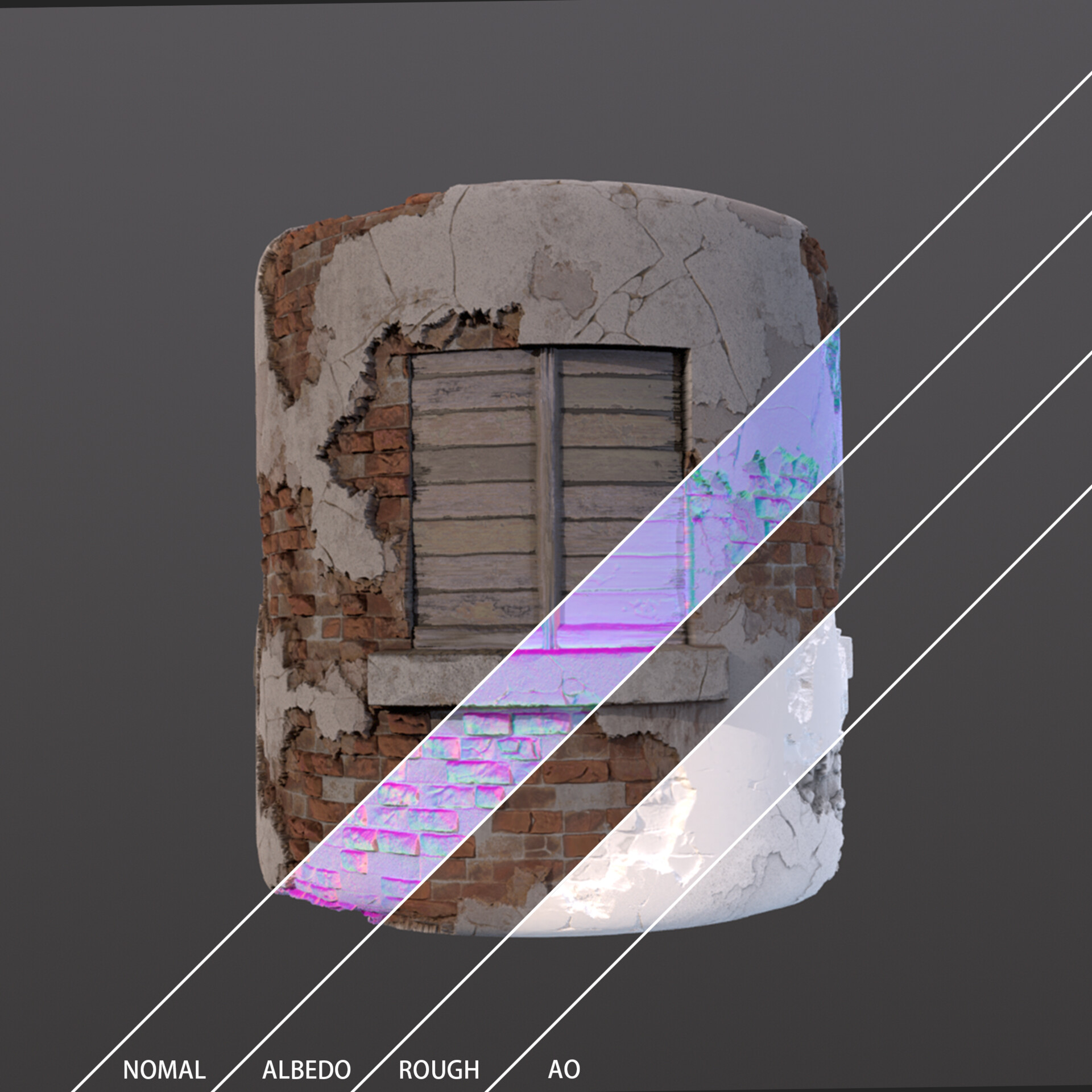 Sogwaadaan - Substance Designer-Brick Wall