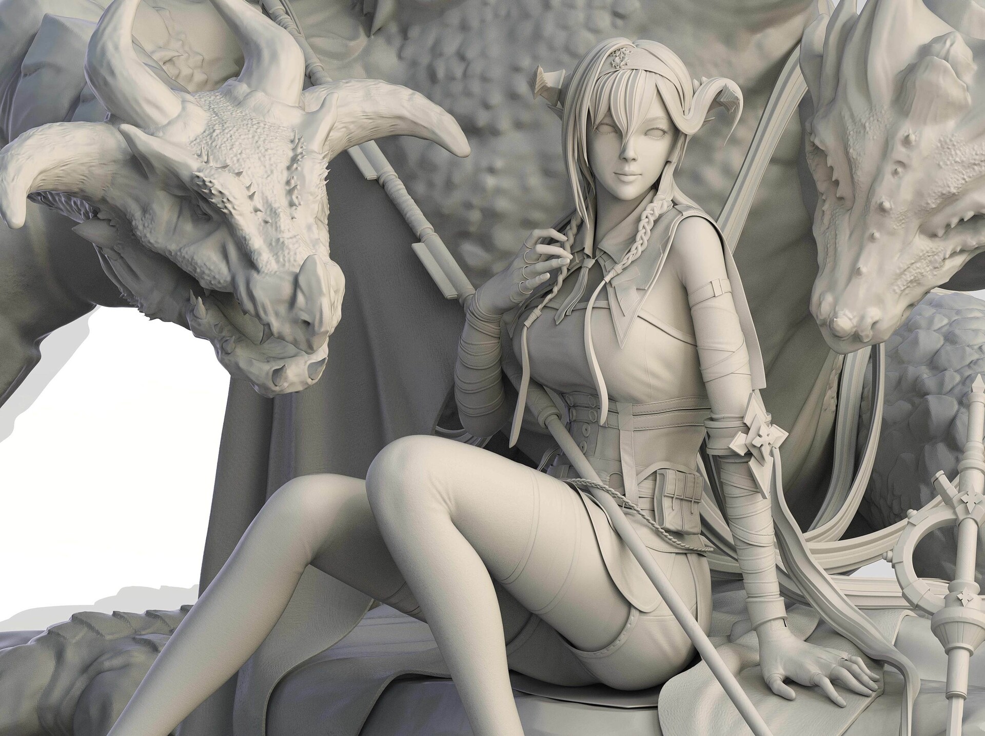 巧课力 CGmomo - 【学生作品】董子谦--《Saileach》