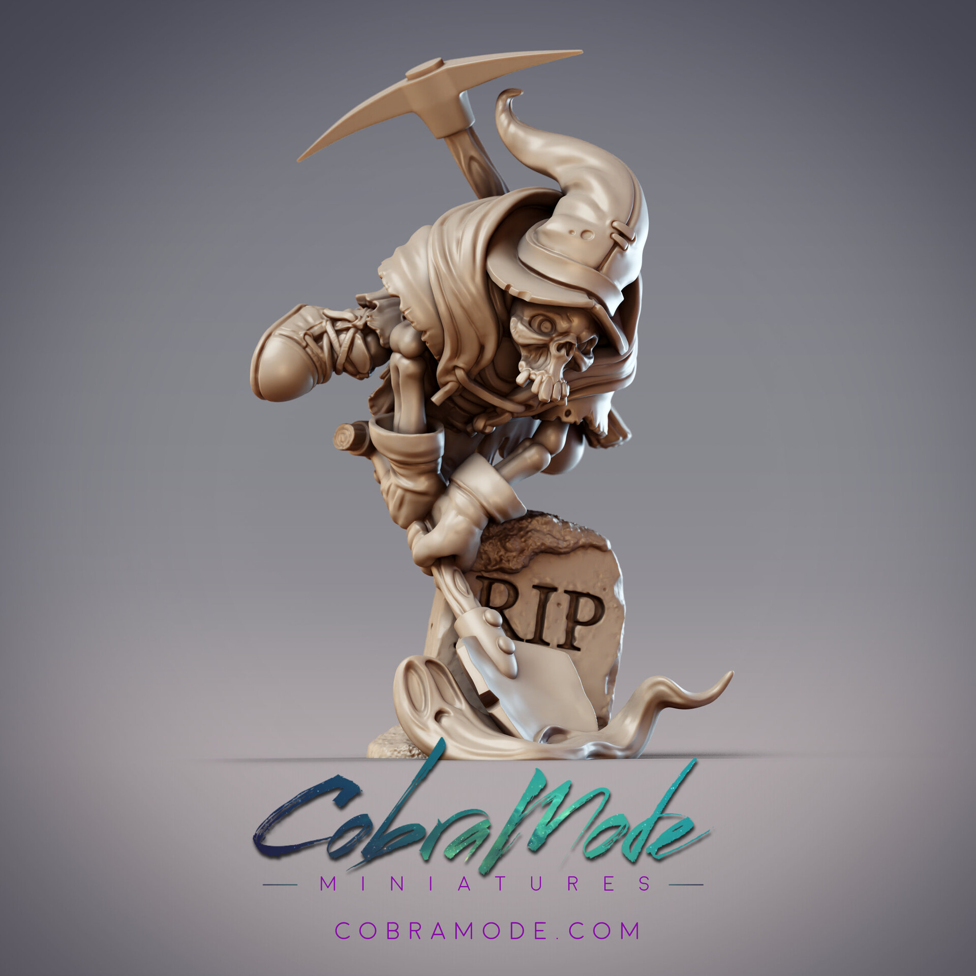 ArtStation - Skeleton Gravedigger Minion