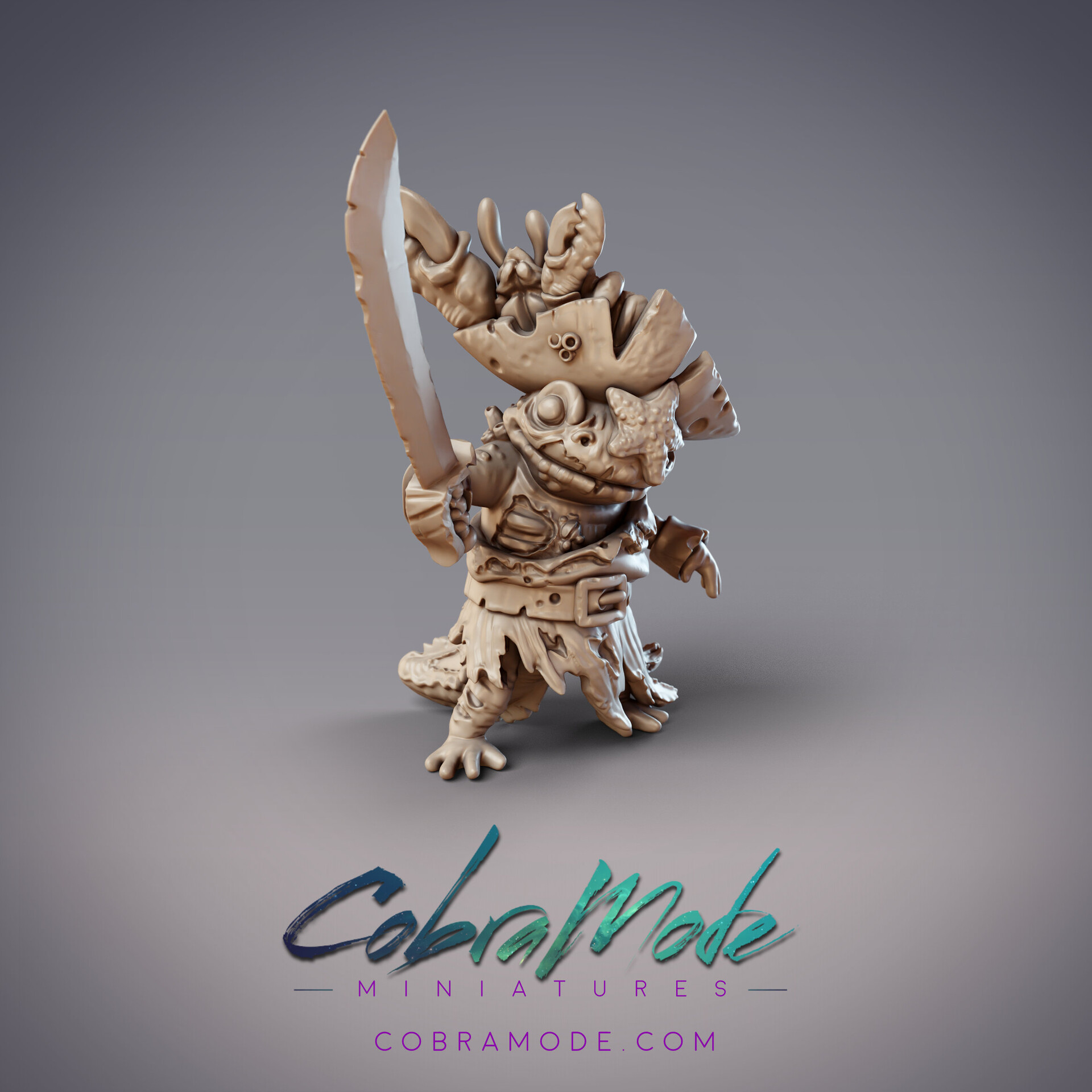 ArtStation - Kenki, Undead Hanzaki Salamander Pirate