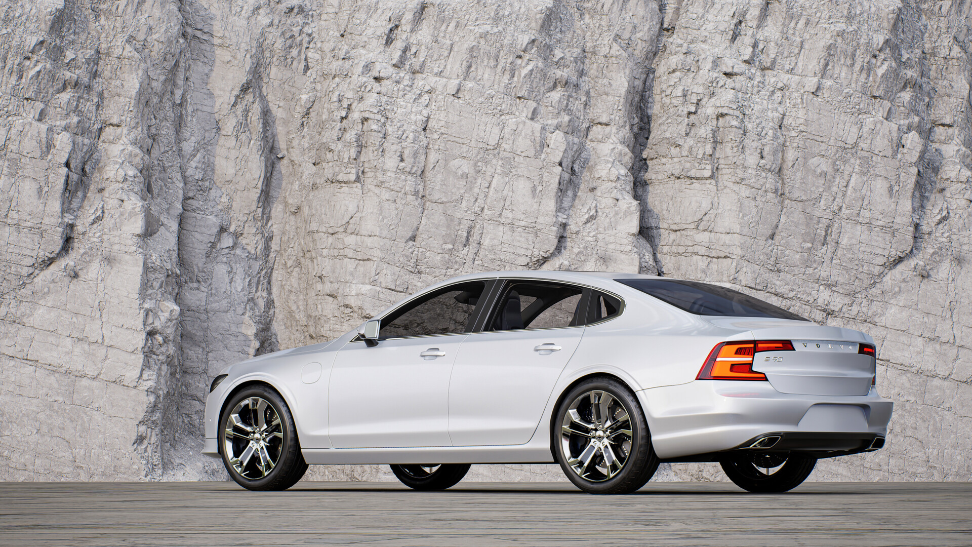 ArtStation - Volvo S90 - White Unreal Engine RTX