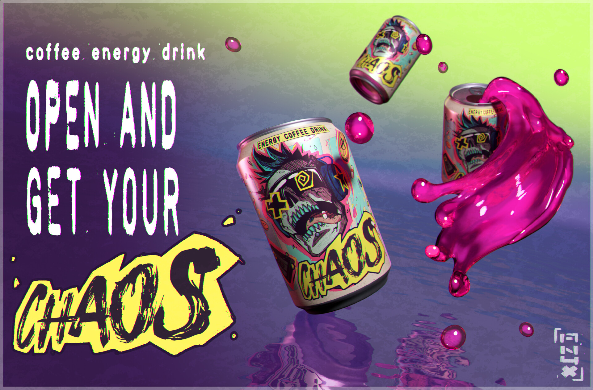 ArtStation - Chaos energy drink