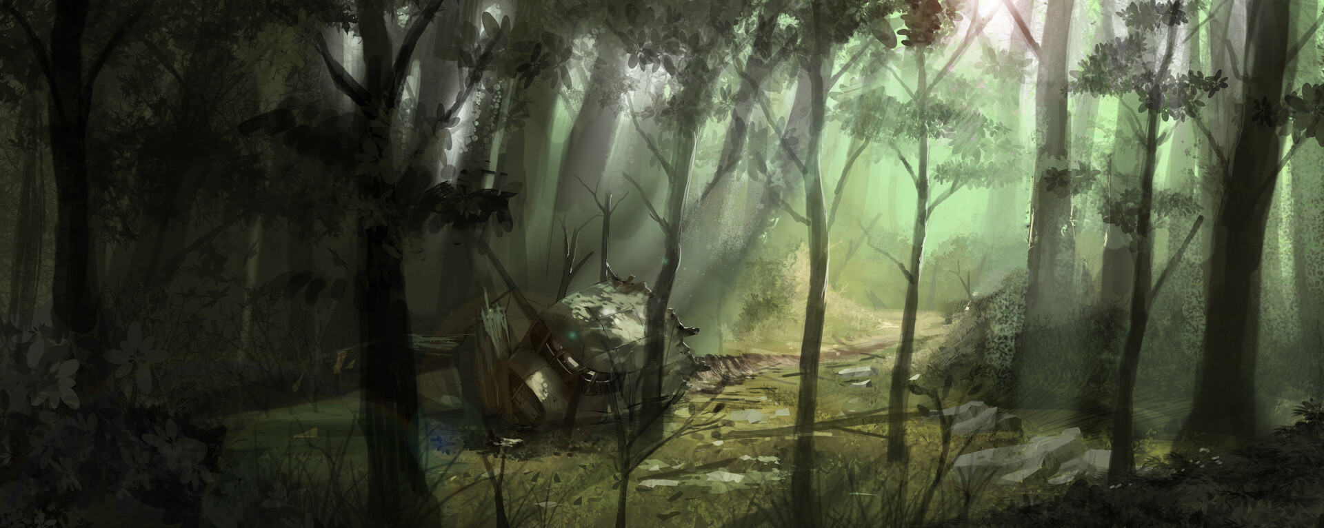 ArtStation - Crash landing