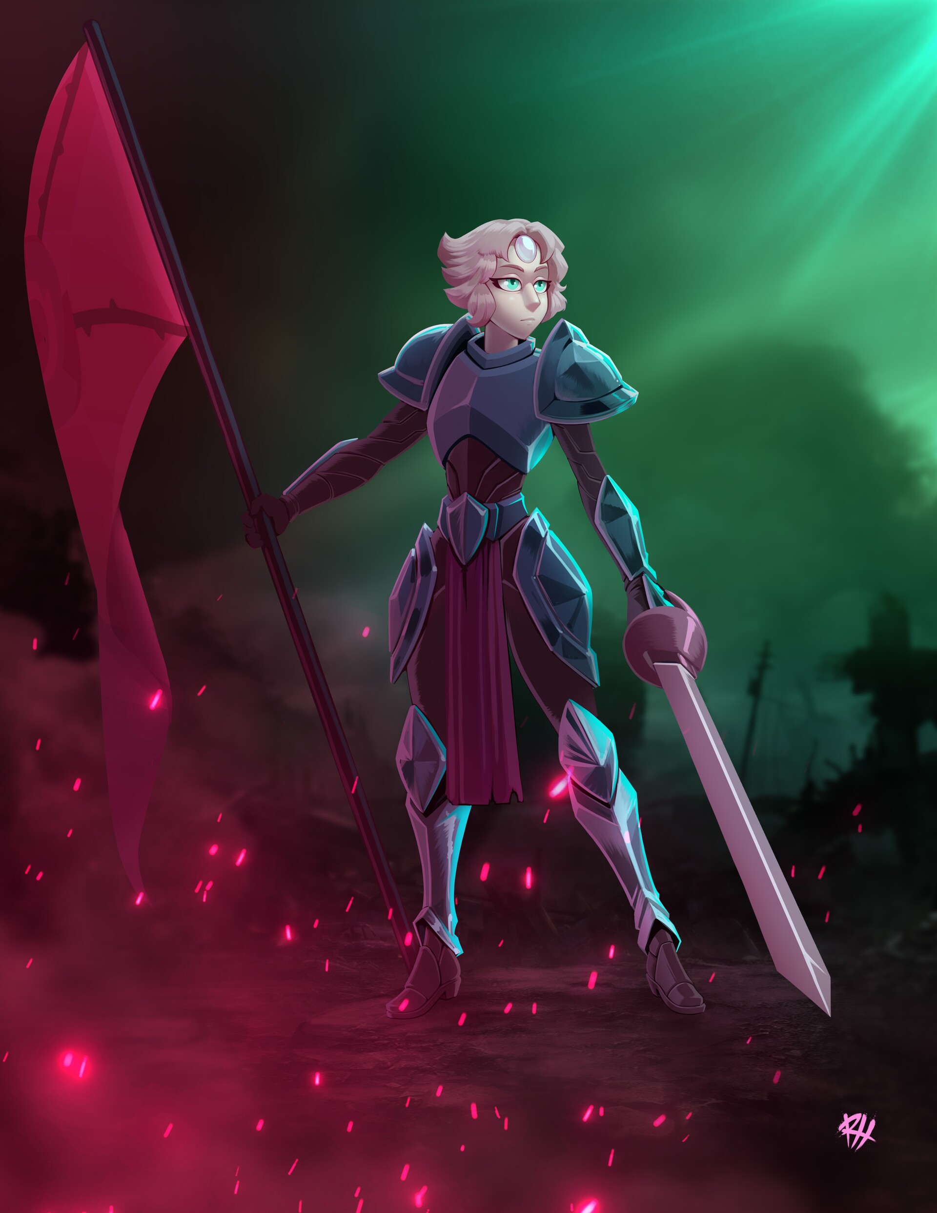 ArtStation - Pearl Battlefield Commission