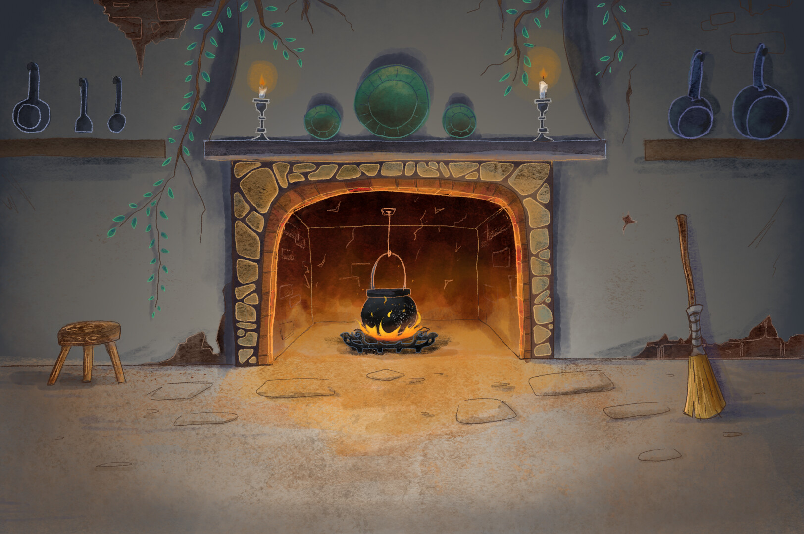 Cinderella Sad In The Cellar