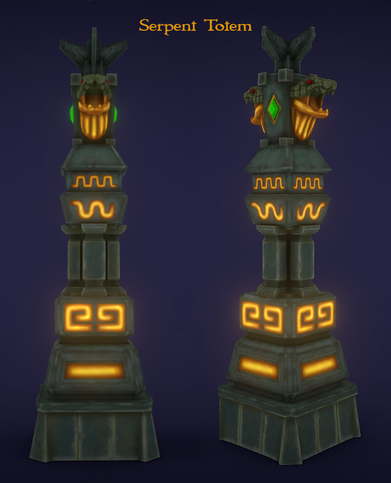 ArtStation - Serpent Totem