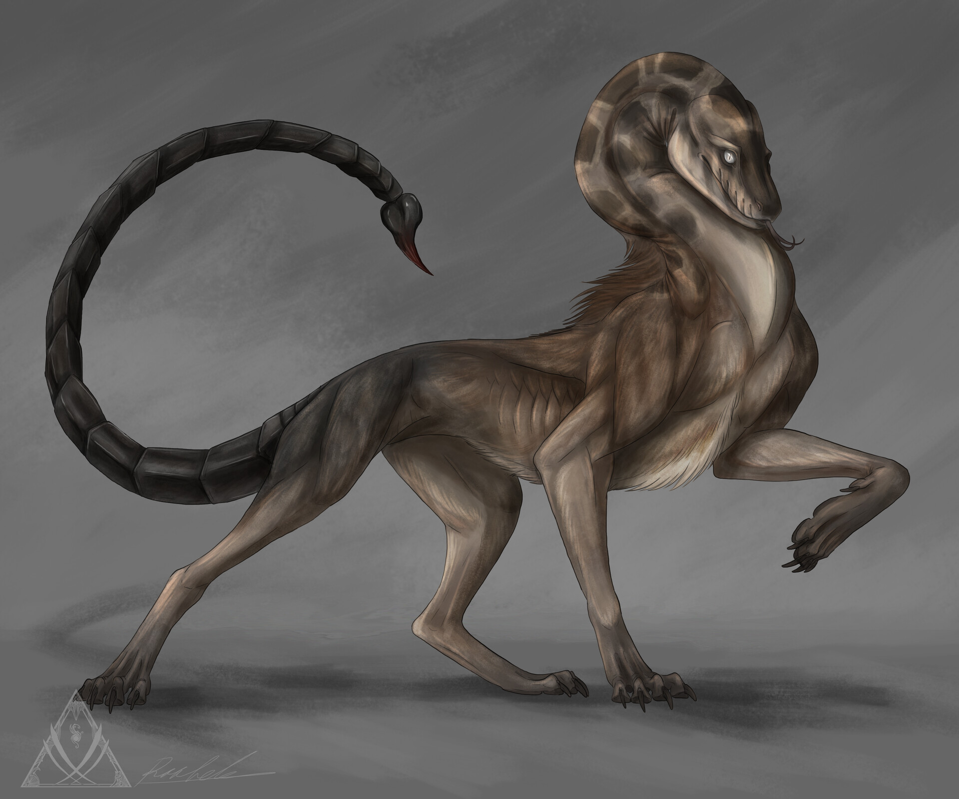 ArtStation - Dog-snake-scorpio
