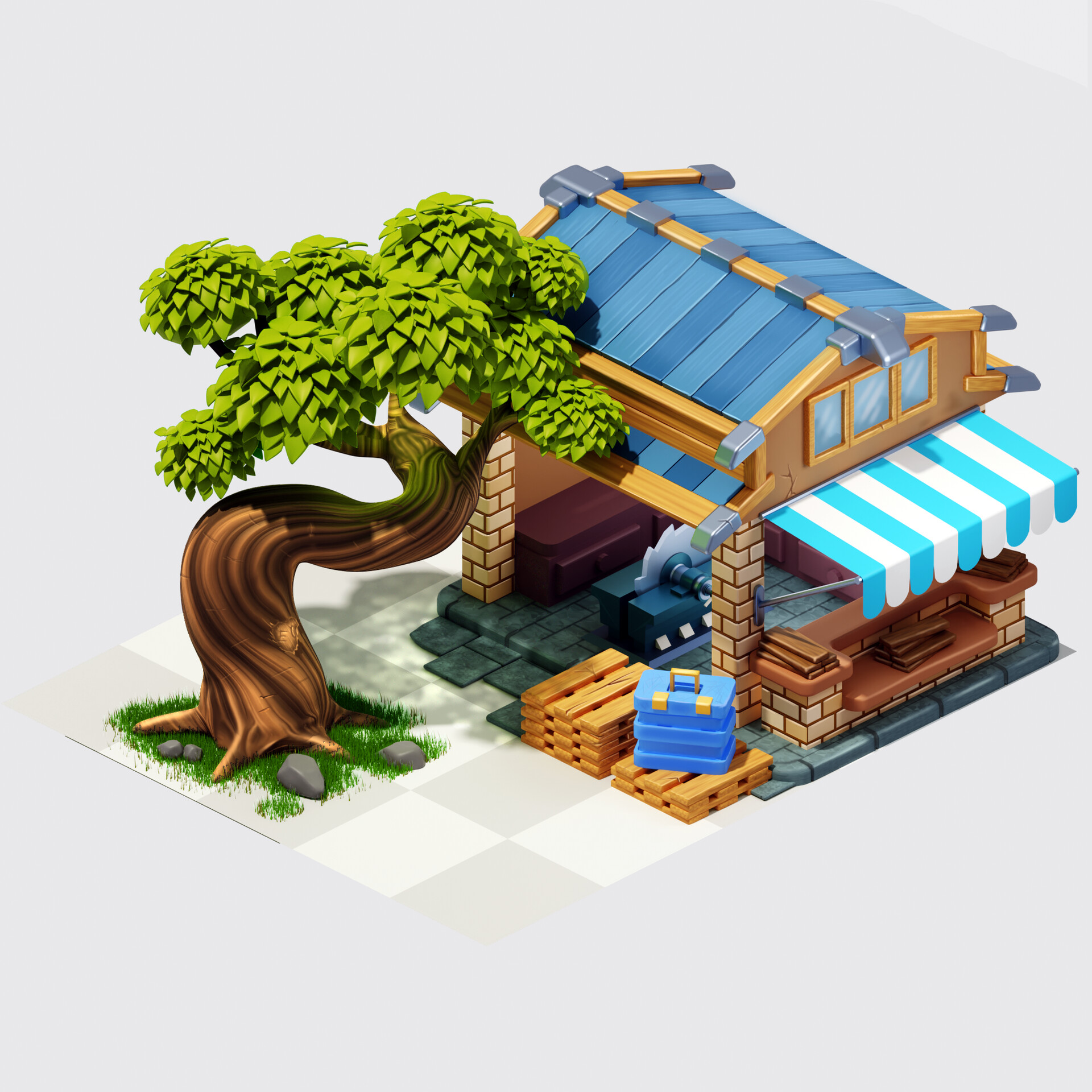 ArtStation - Isometric Workshop