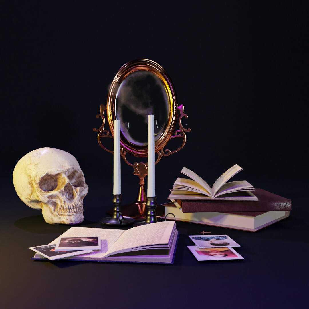 ArtStation - SKULL COMPOSITION