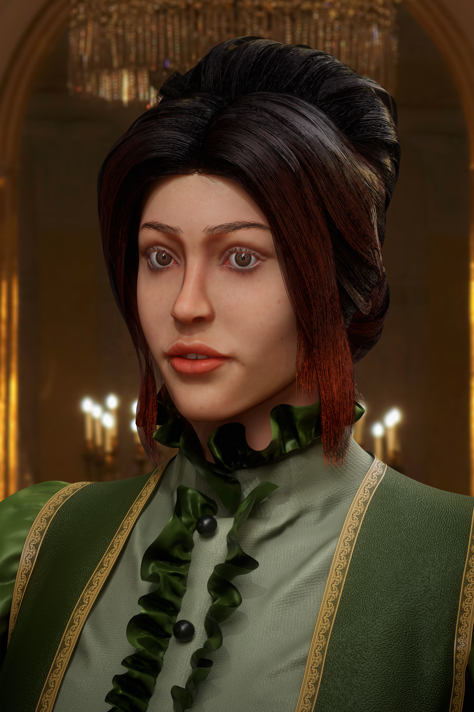 ArtStation - Realistic Lady 3D Character