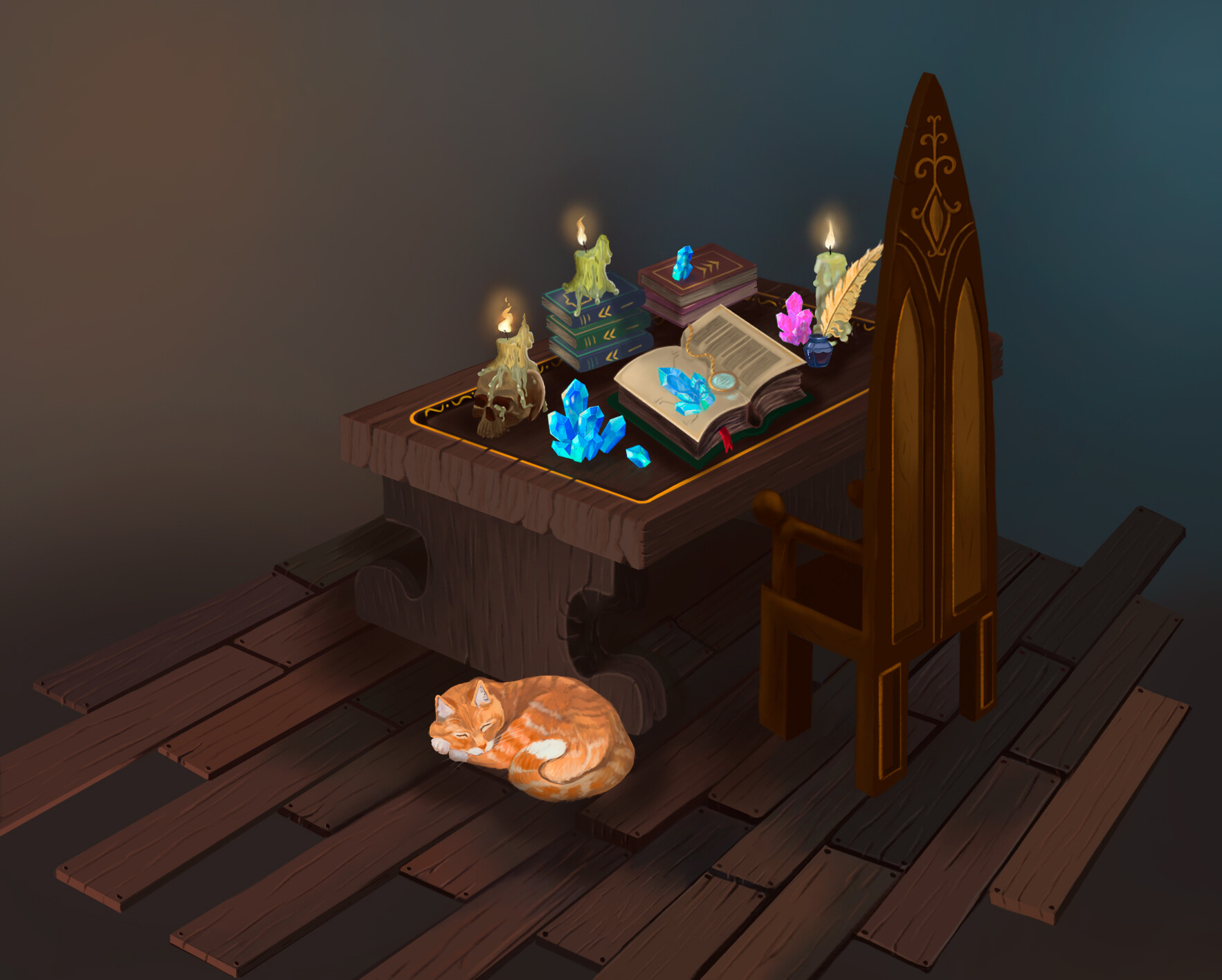 ArtStation - alchemist's table