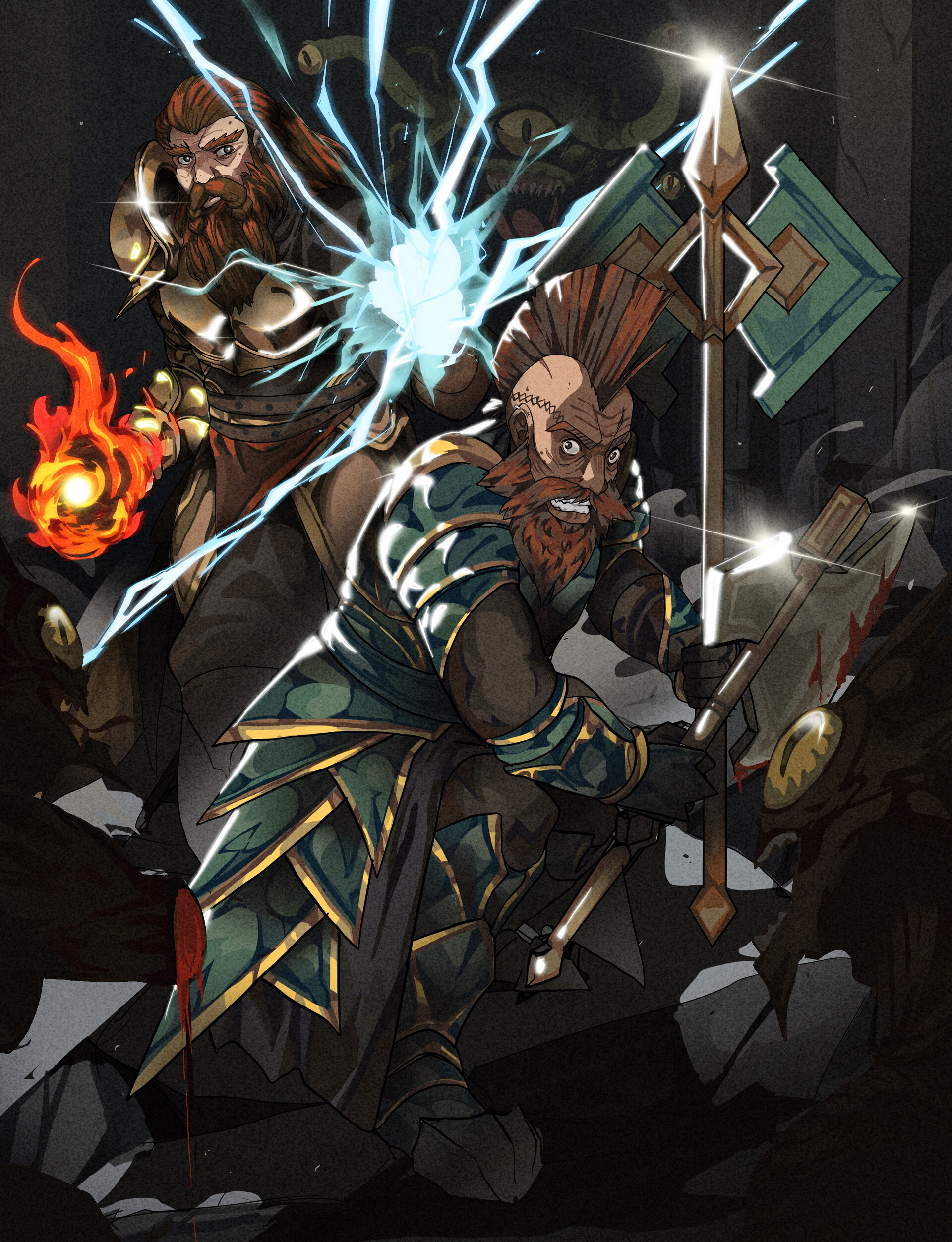 ArtStation - Dwarf D&D commision