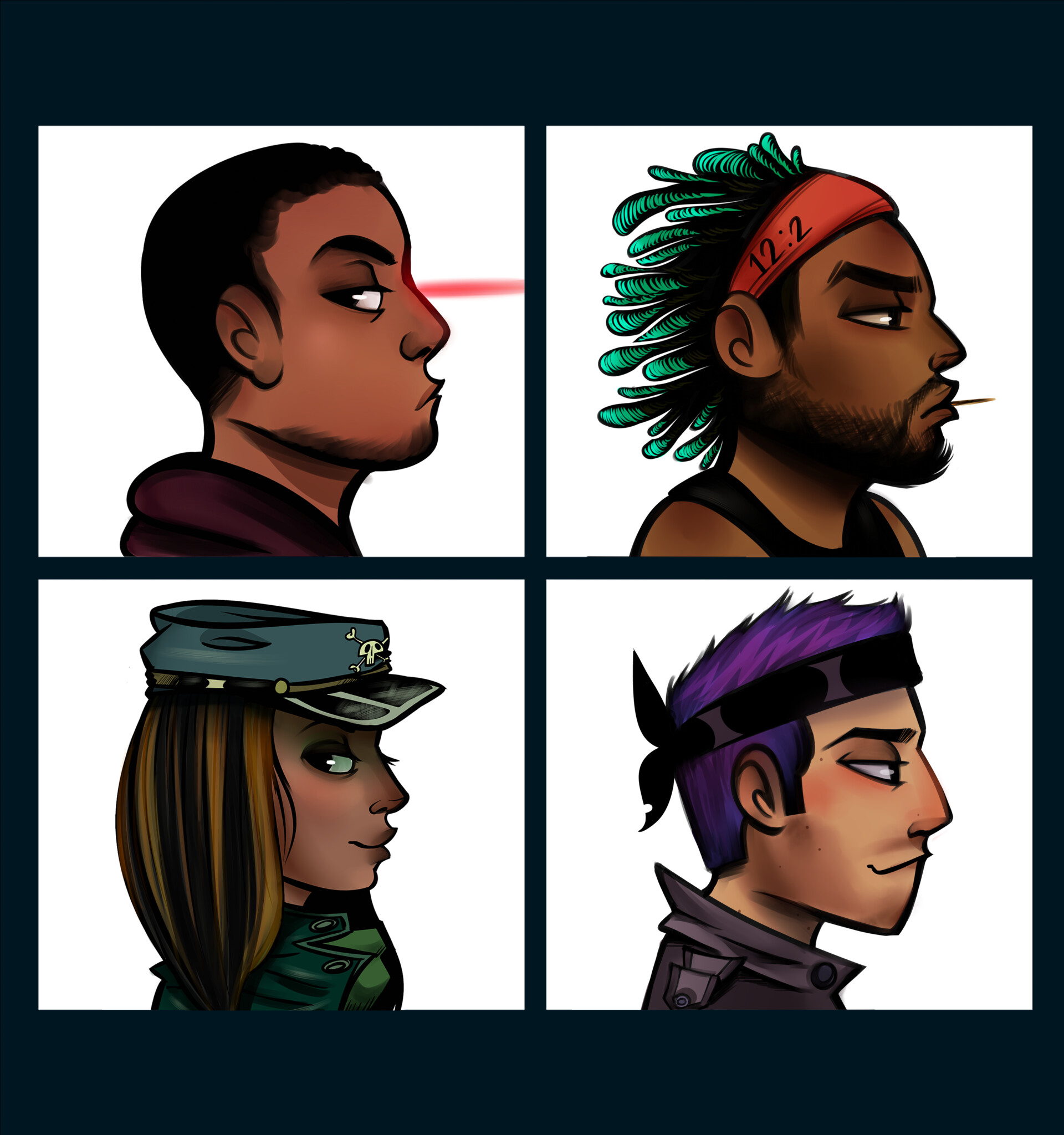 ArtStation - Demon Days commission