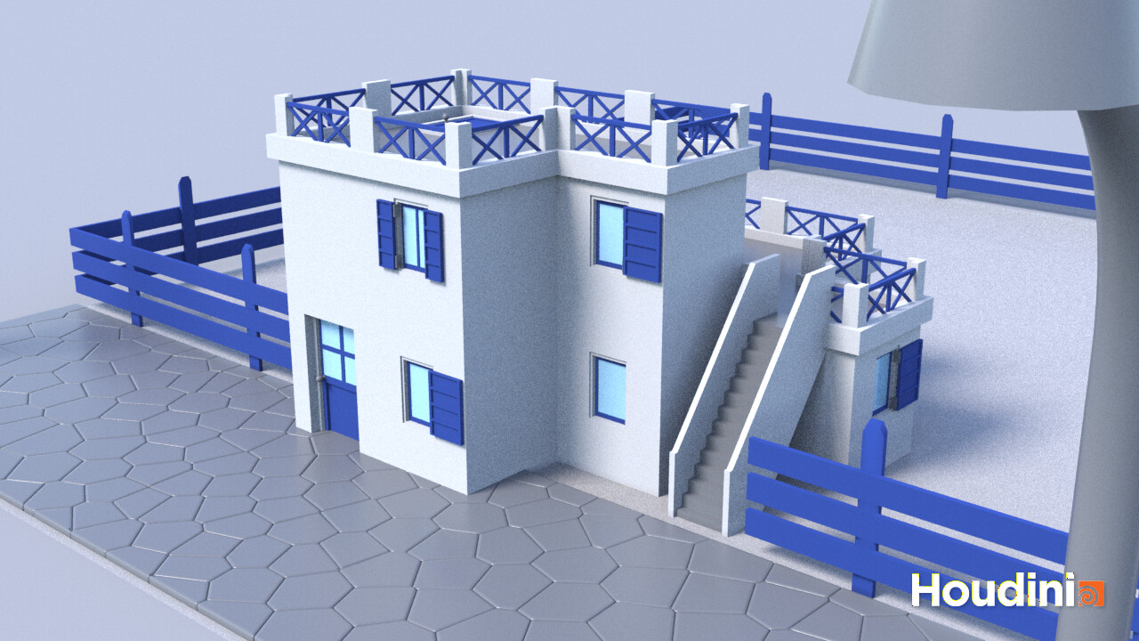 ArtStation - Houdini House Generator