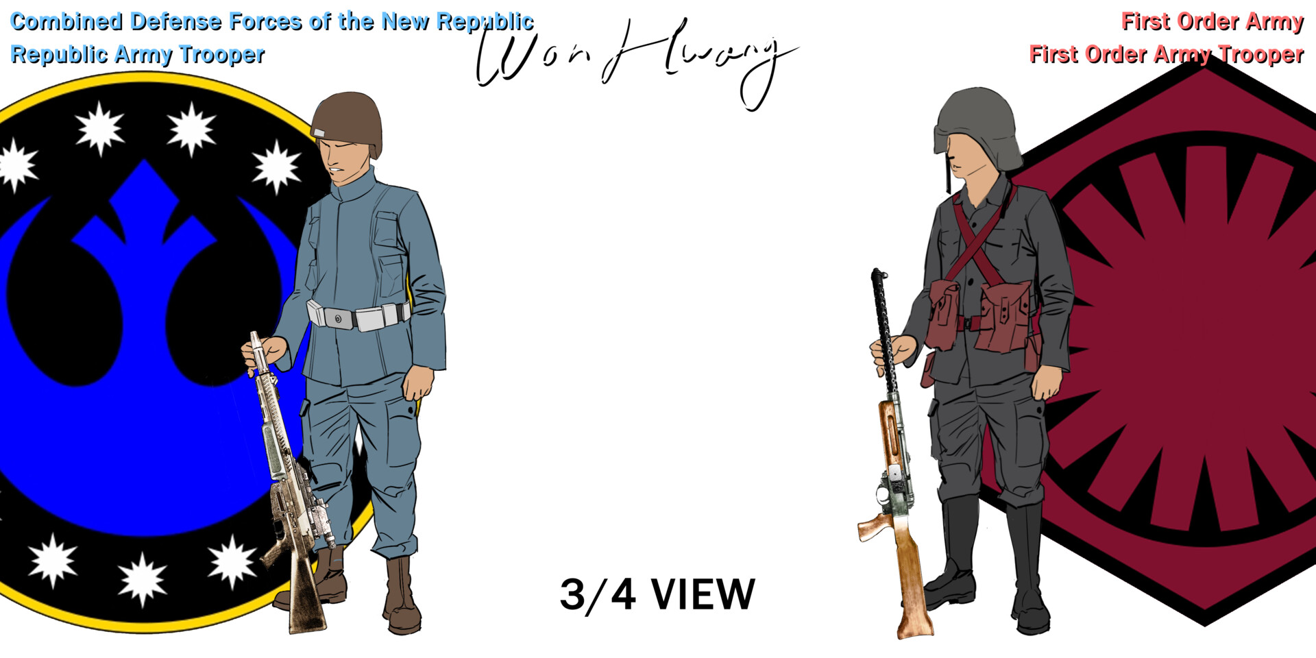 Won Hwang - FAN DESIGN: Star Wars First Order Army Trooper