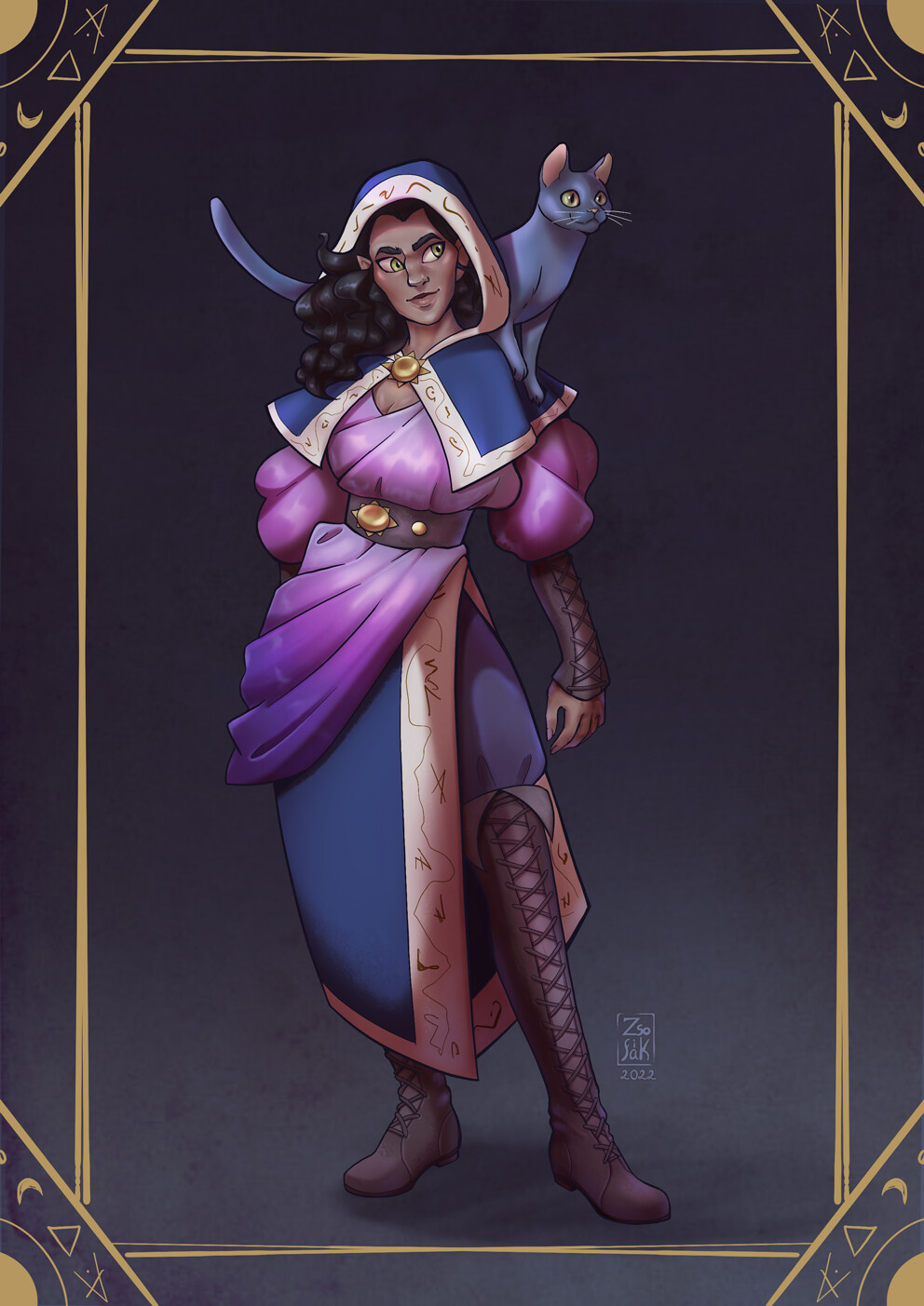 Zsófia K - Hera - A DnD Character Card