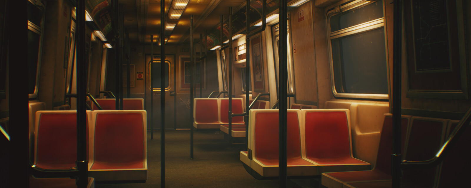 Aaron Beyer - Subway Interior: Relight