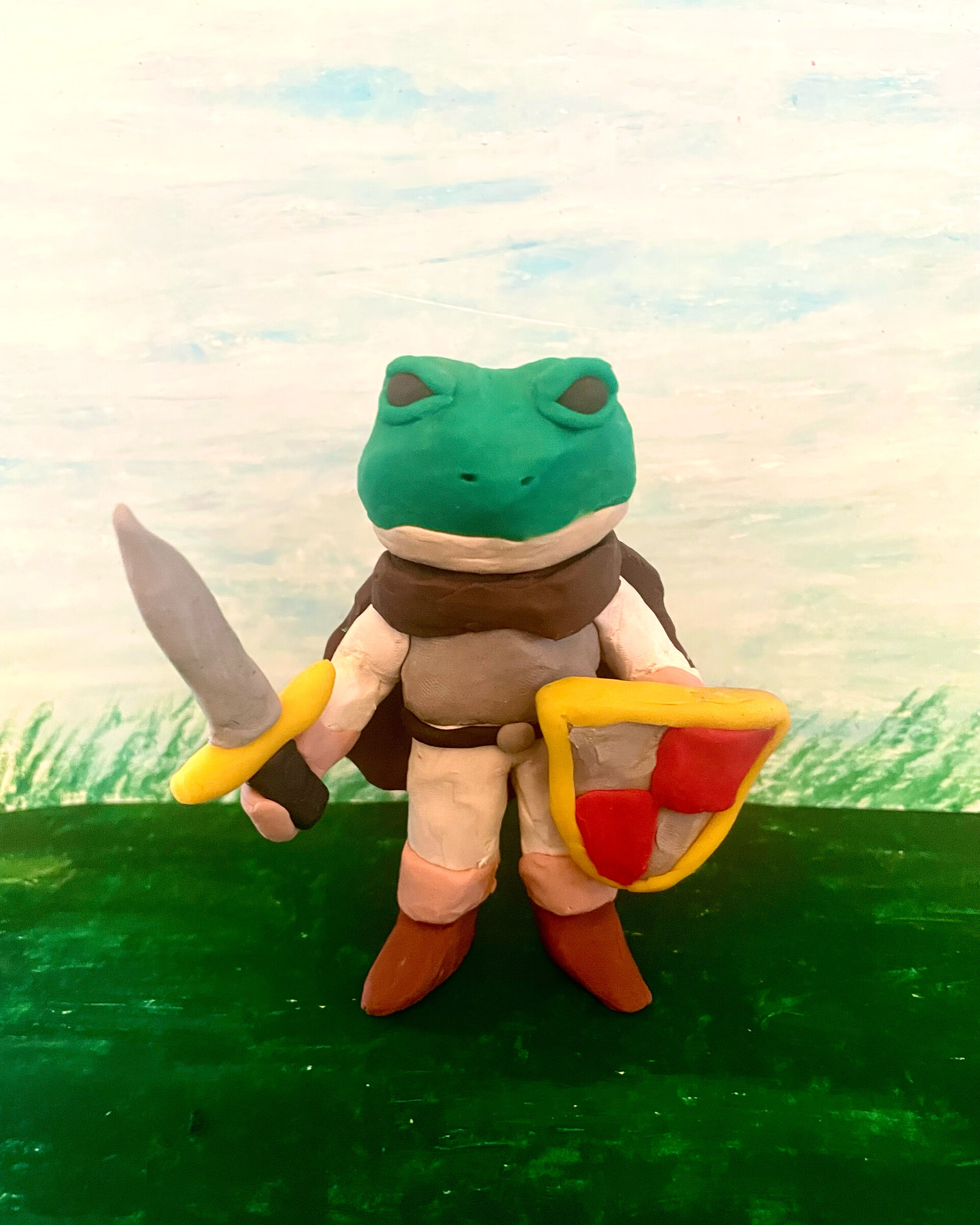 ArtStation - Clay Frog Knight 🗡🛡