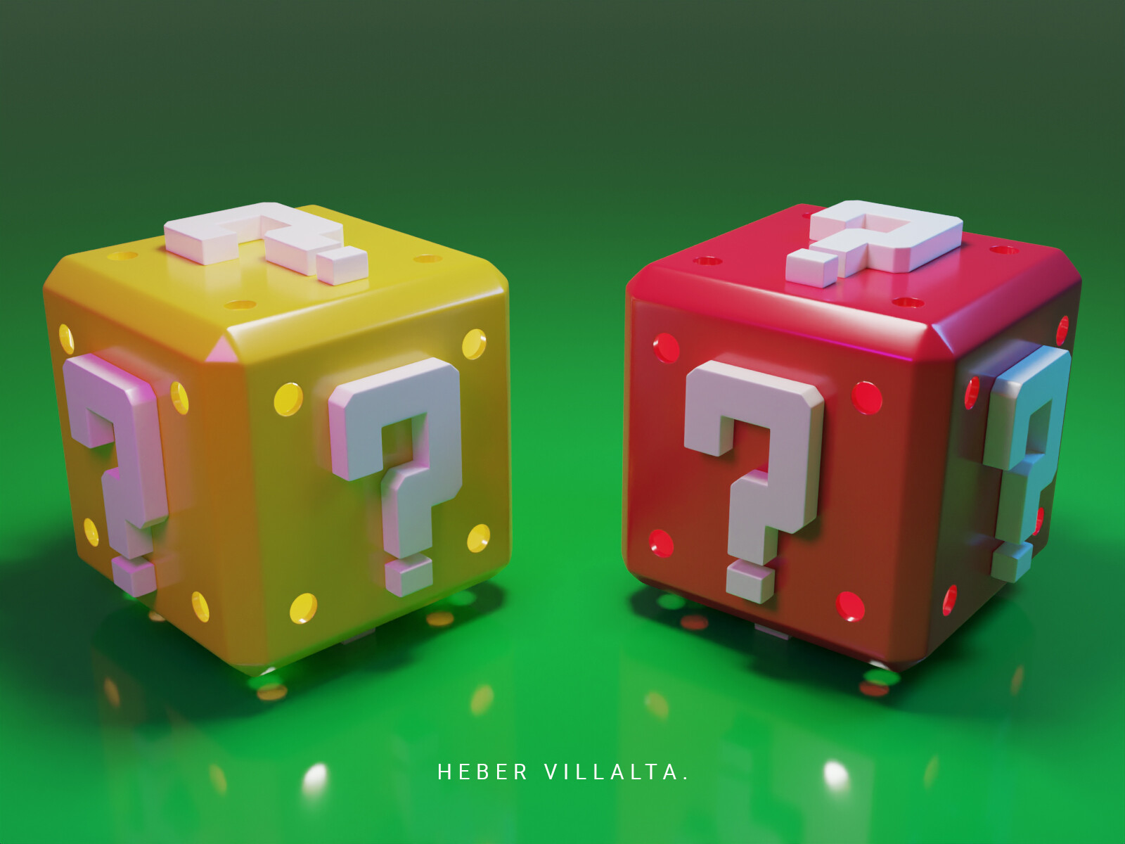 ArtStation - Mario Cube