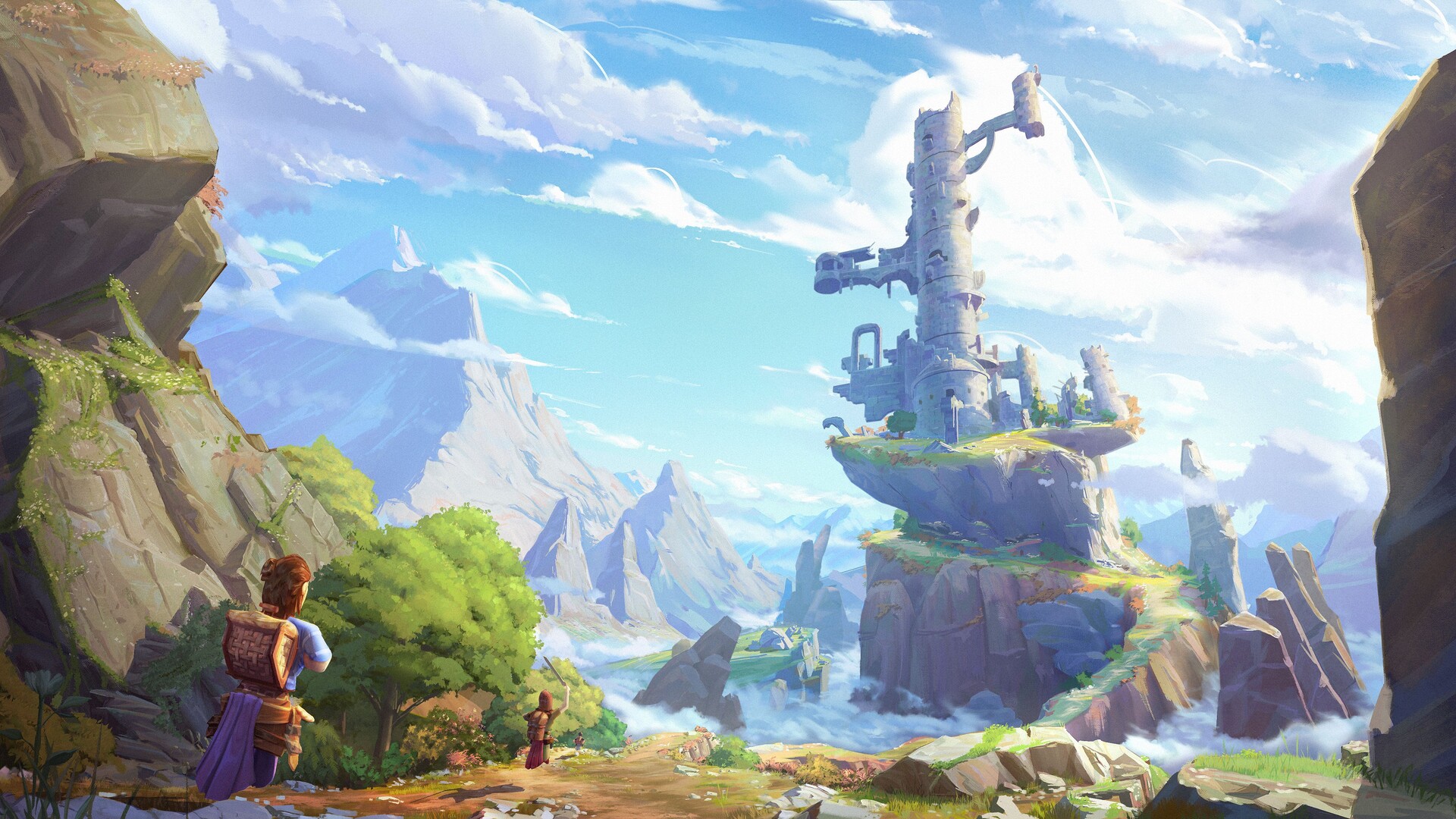 ArtStation - A Township Tale - Approaching the Tower