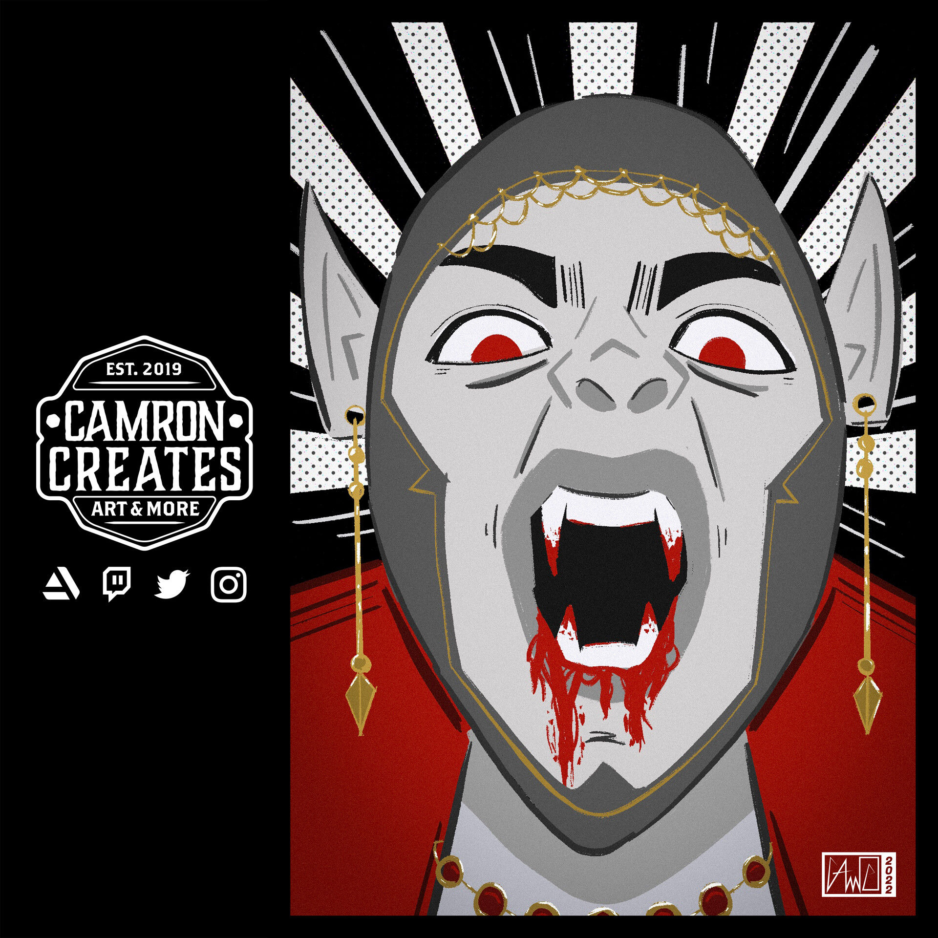 ArtStation - Original \\ Vampire Queen