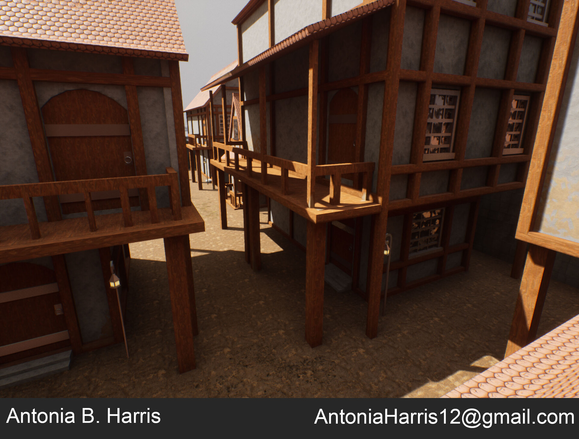 Antonia B. Harris - Medievil Town