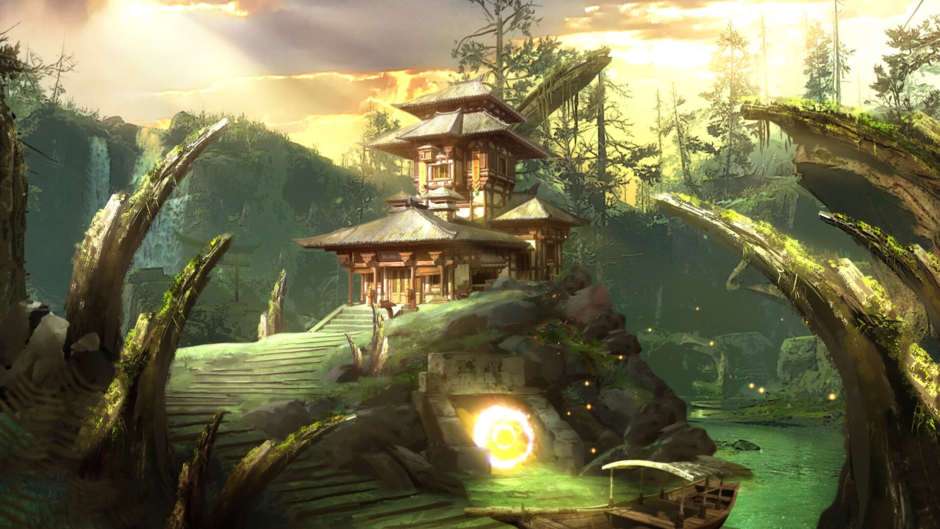 ArtStation - mysterious temple