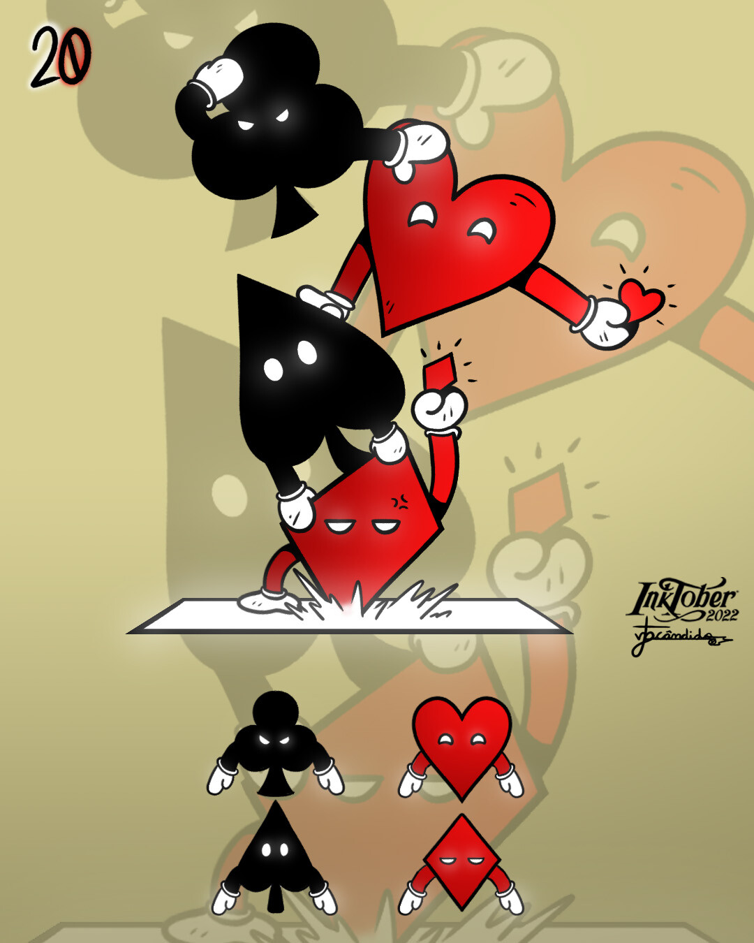 ArtStation - INKTOBER 2022 #20 - Blefe/Bluff