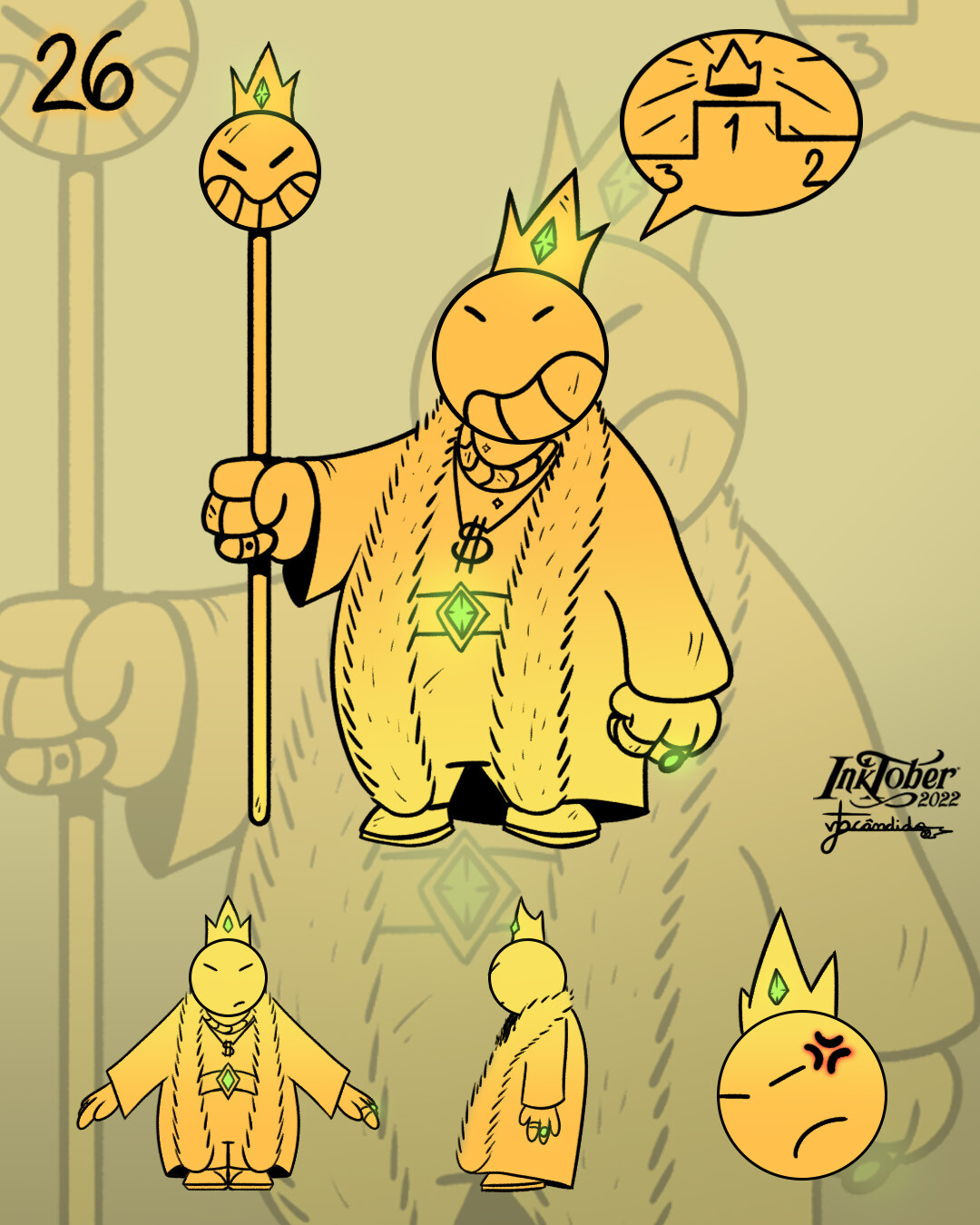 Muca - INKTOBER 2022 #26 - Ego