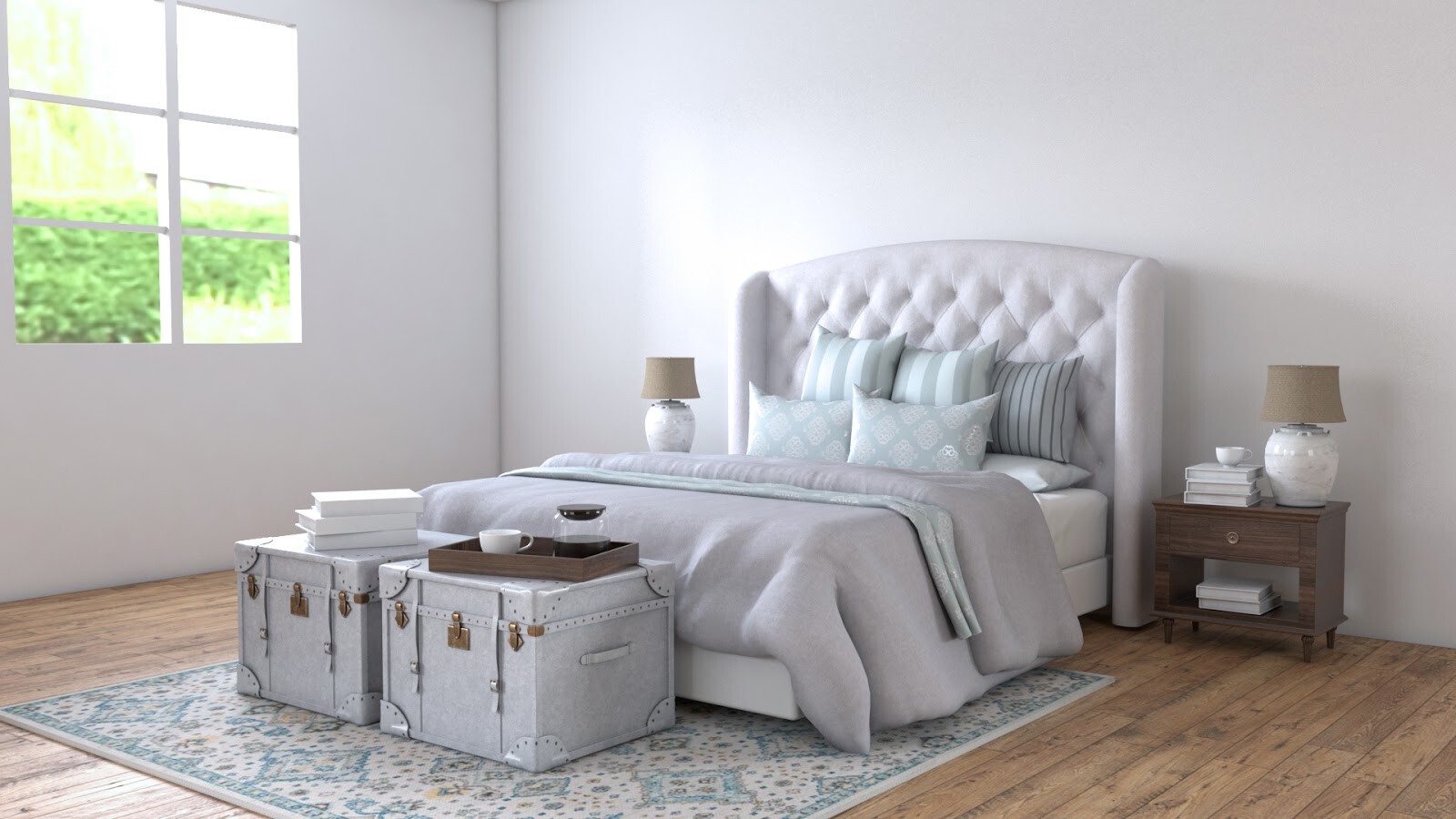 ArtStation - Bedroom scene