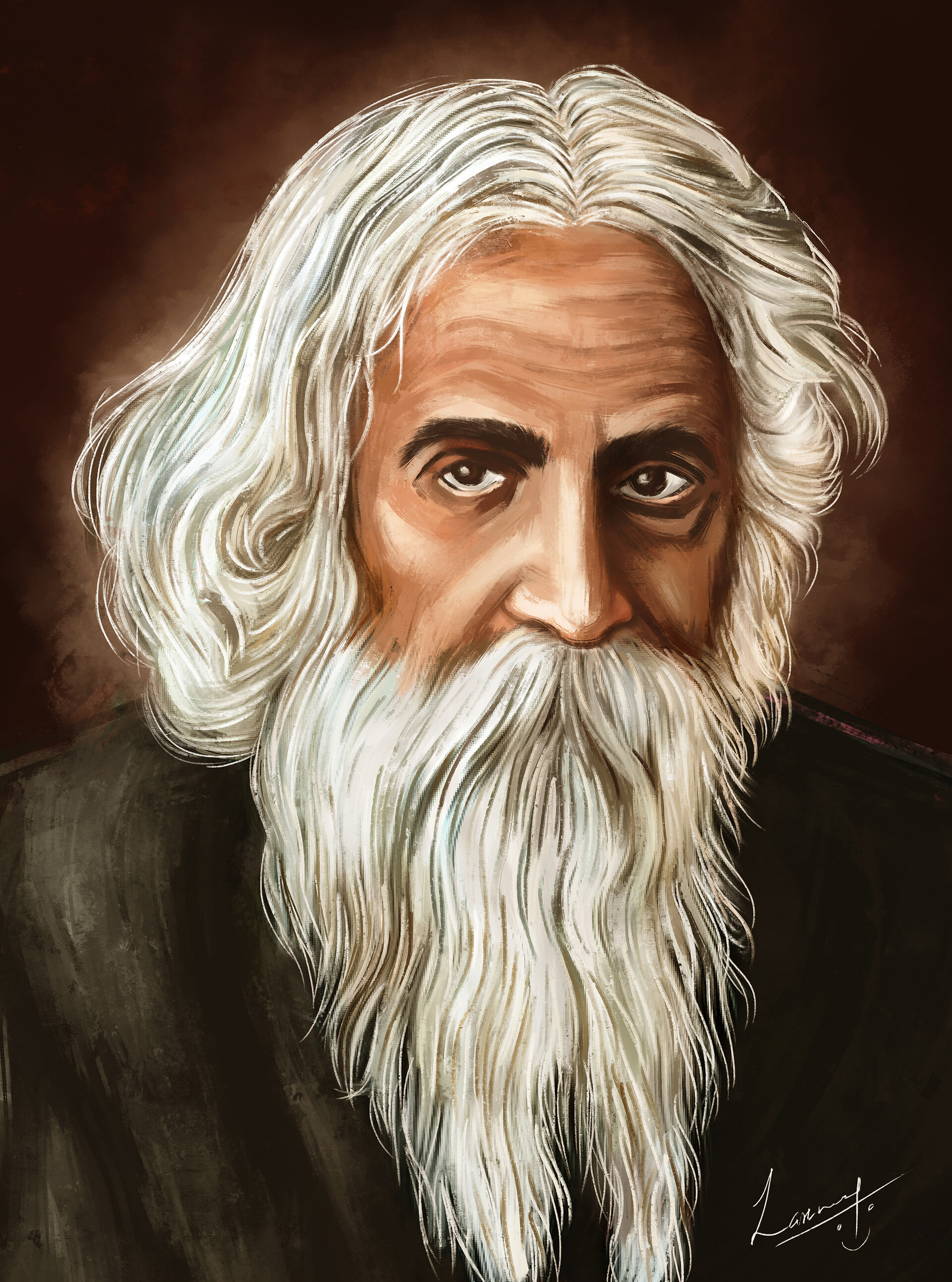 ArtStation - Ravindranath tagore