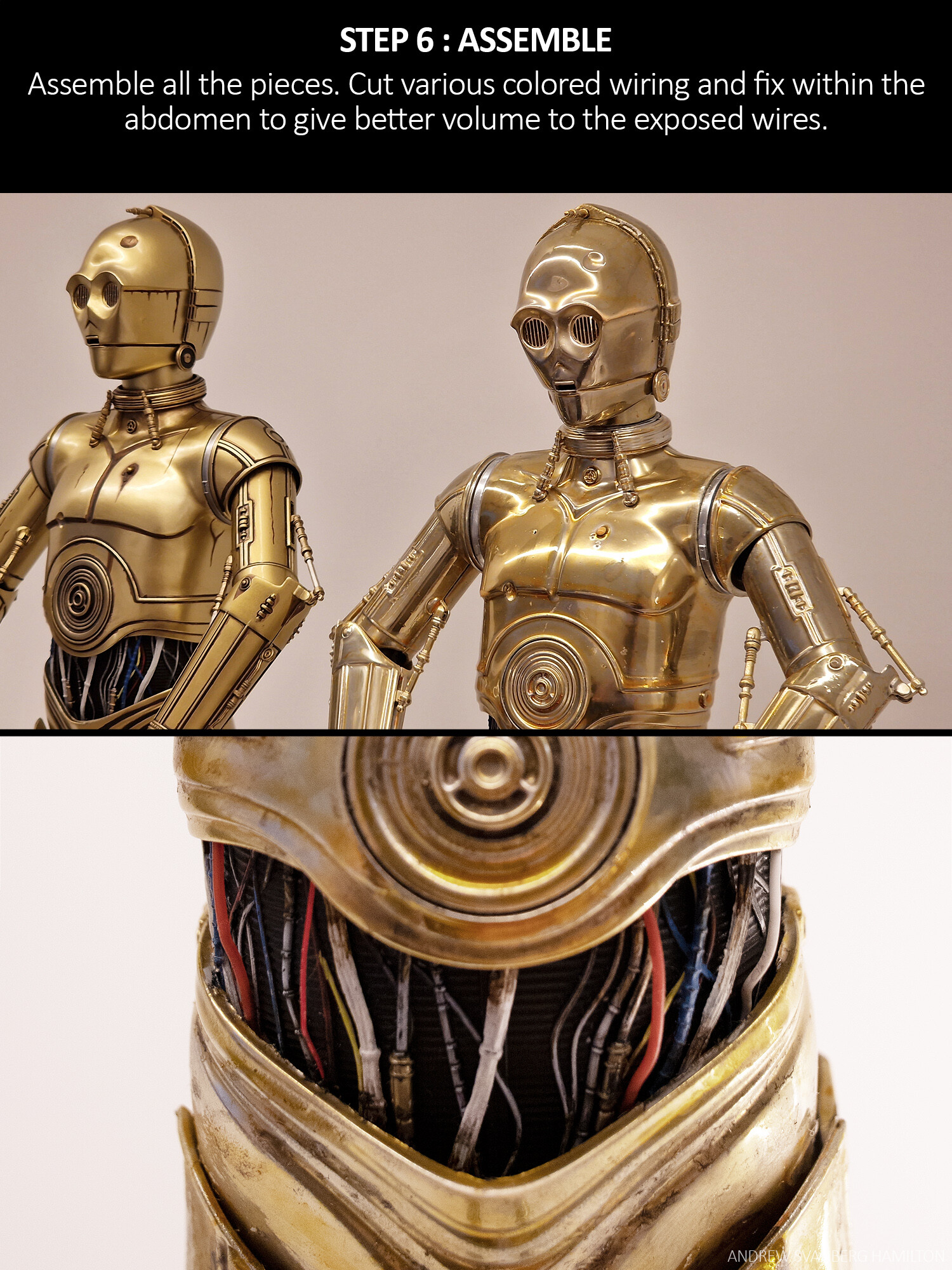 Andrew Svanberg Hamilton - C-3PO 1/6 Custom Repaint