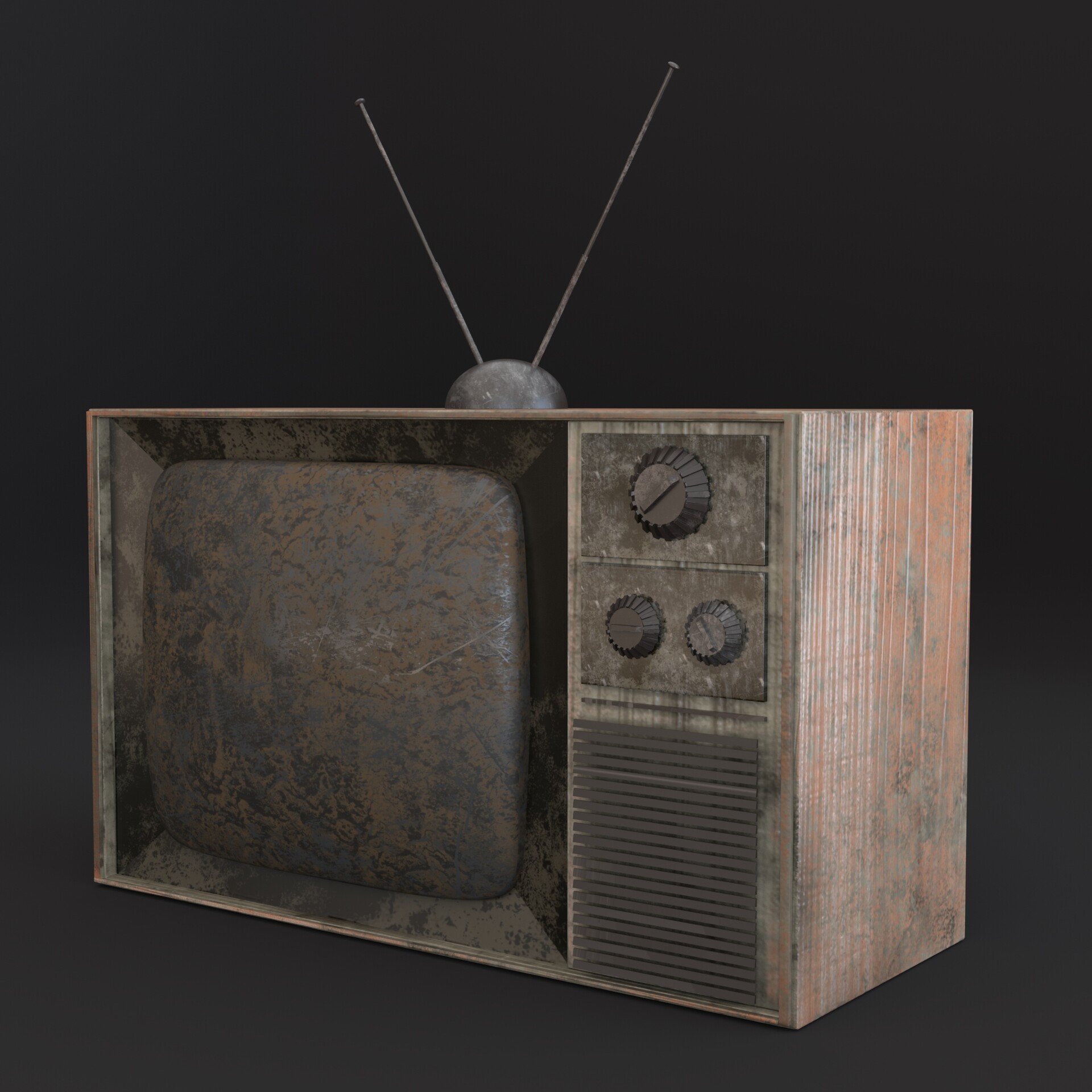 ArtStation - Old Dusty Tv