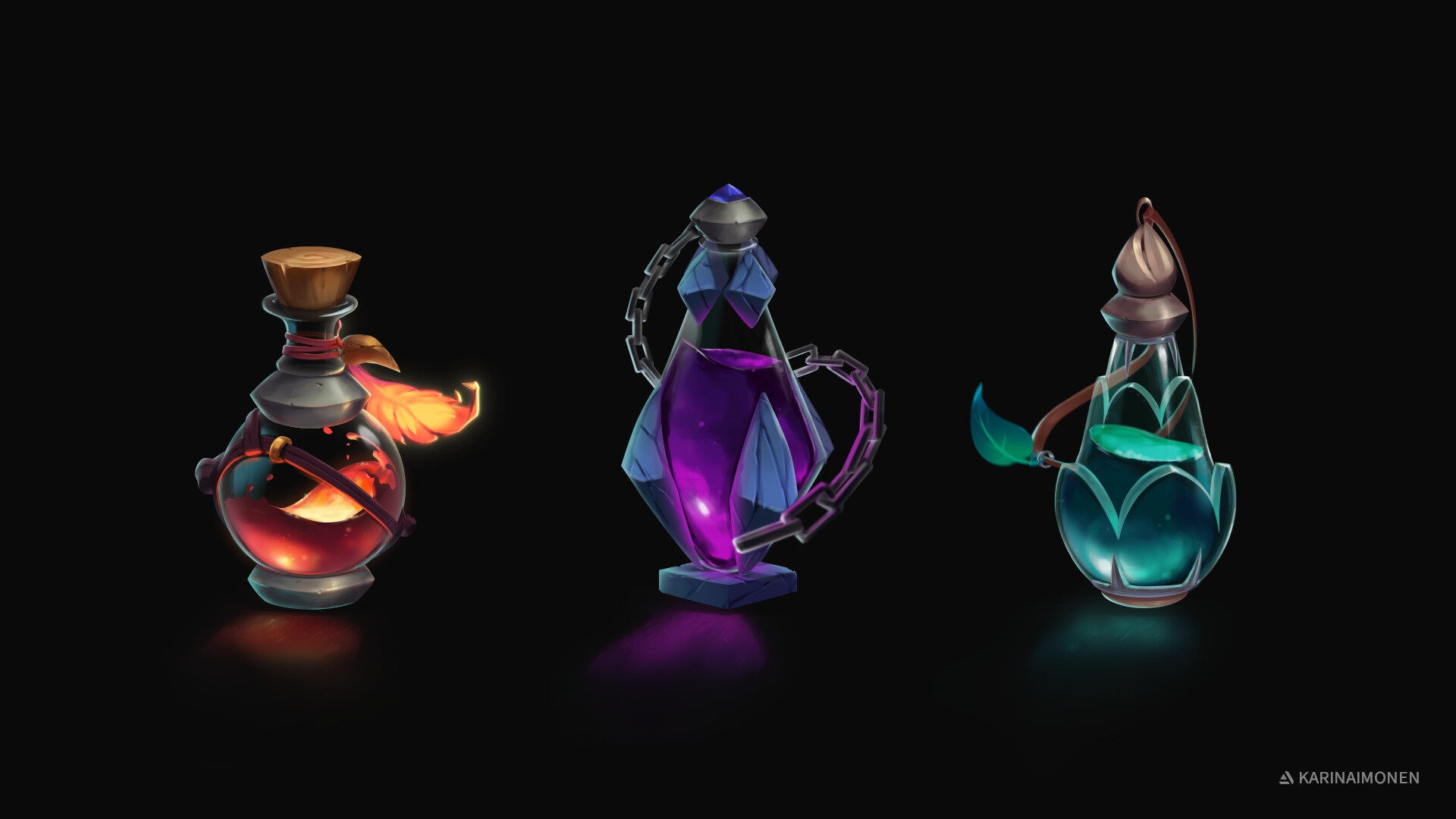 ArtStation - Potions