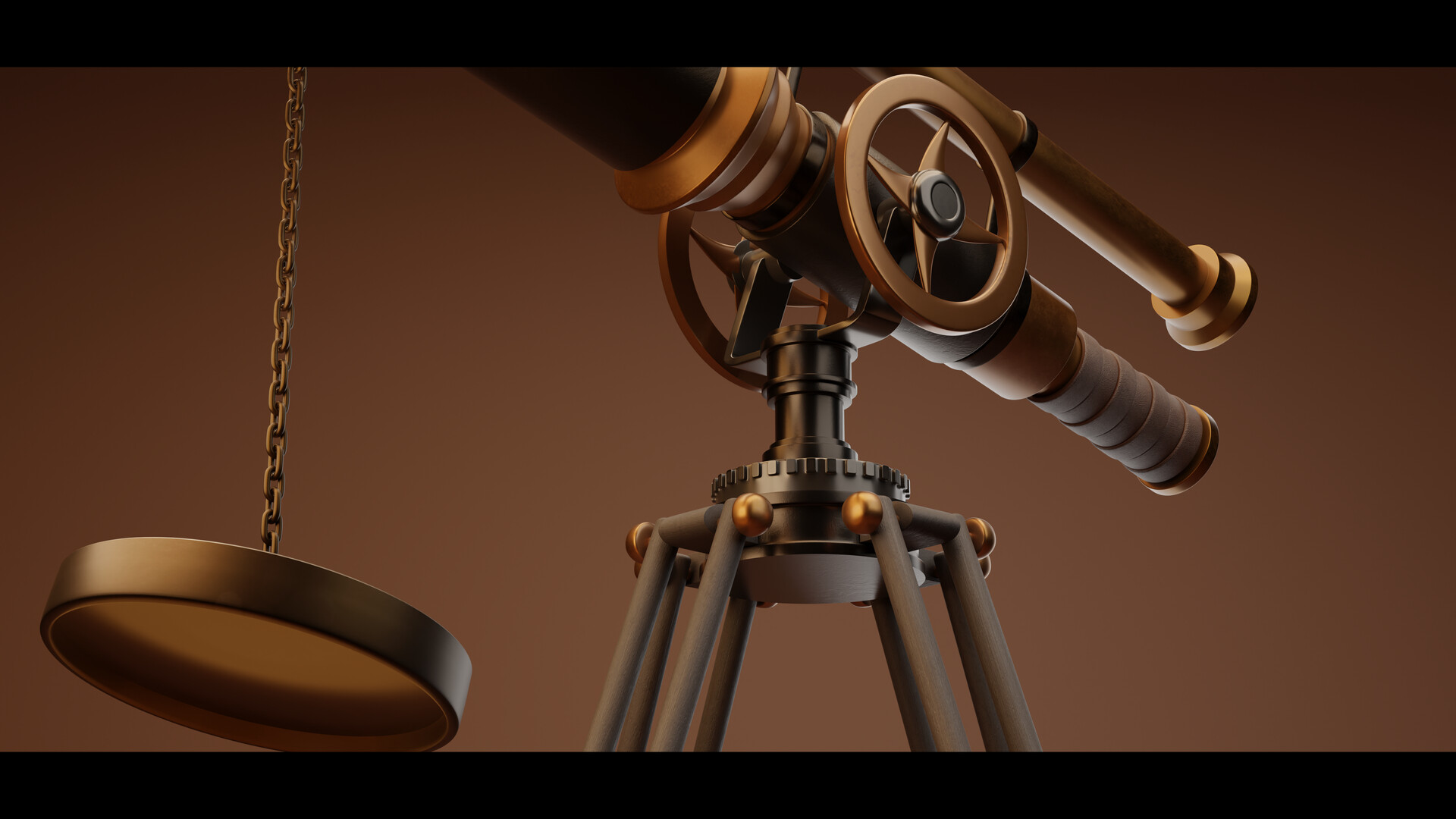 ArtStation - Antique telescope