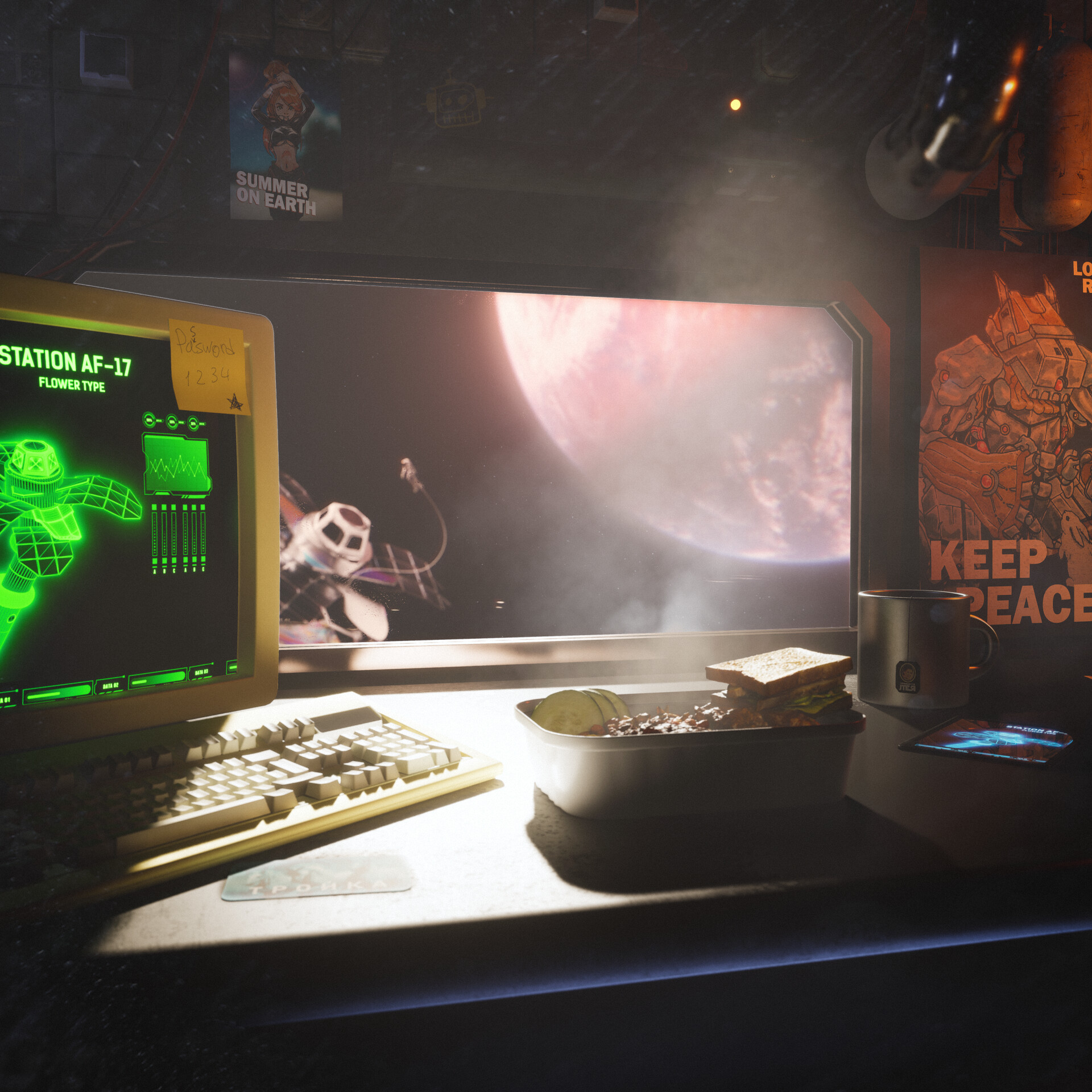 ArtStation - Hot Space Breakfast