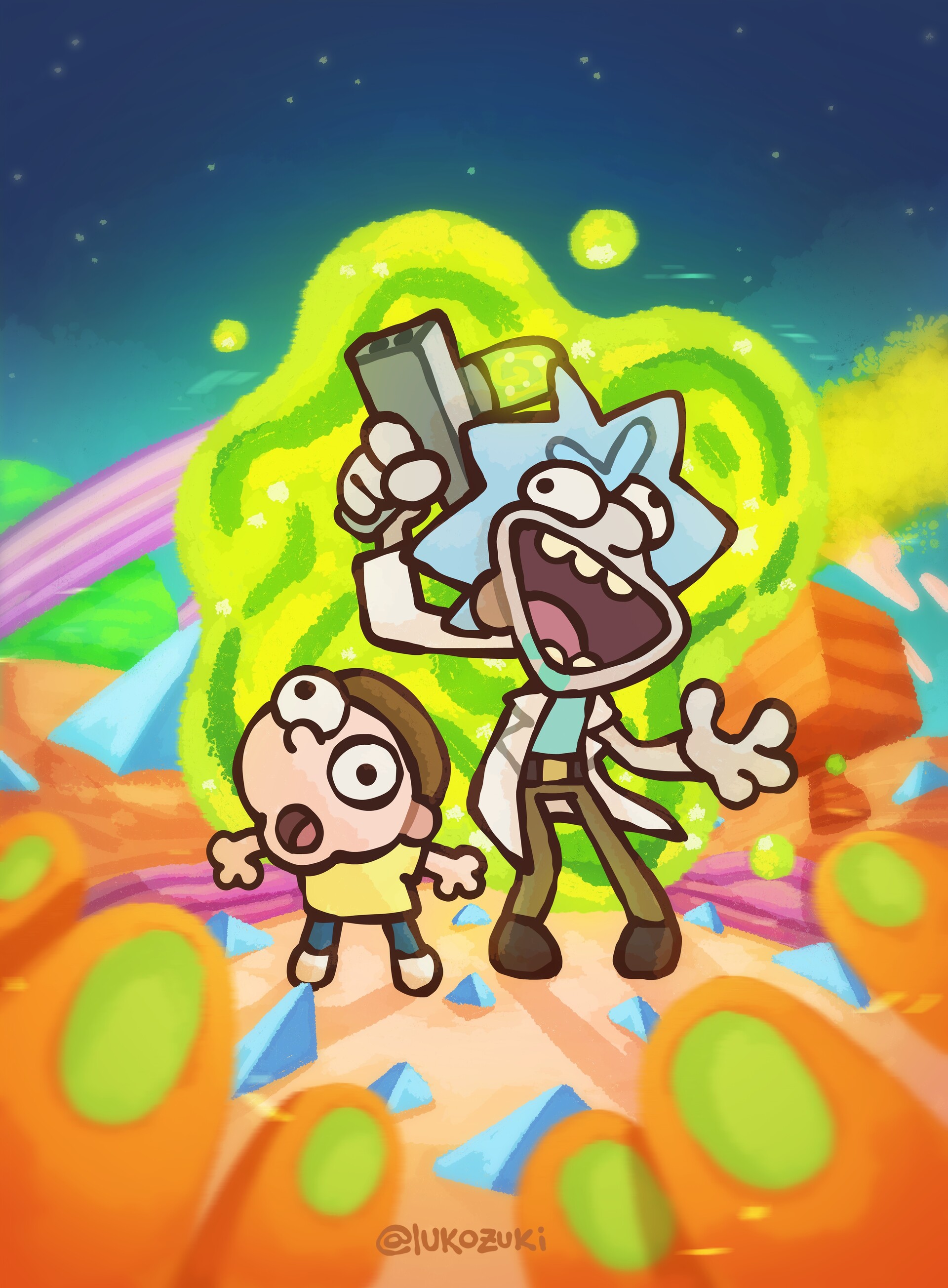 ArtStation - Rick and Morty Illustration
