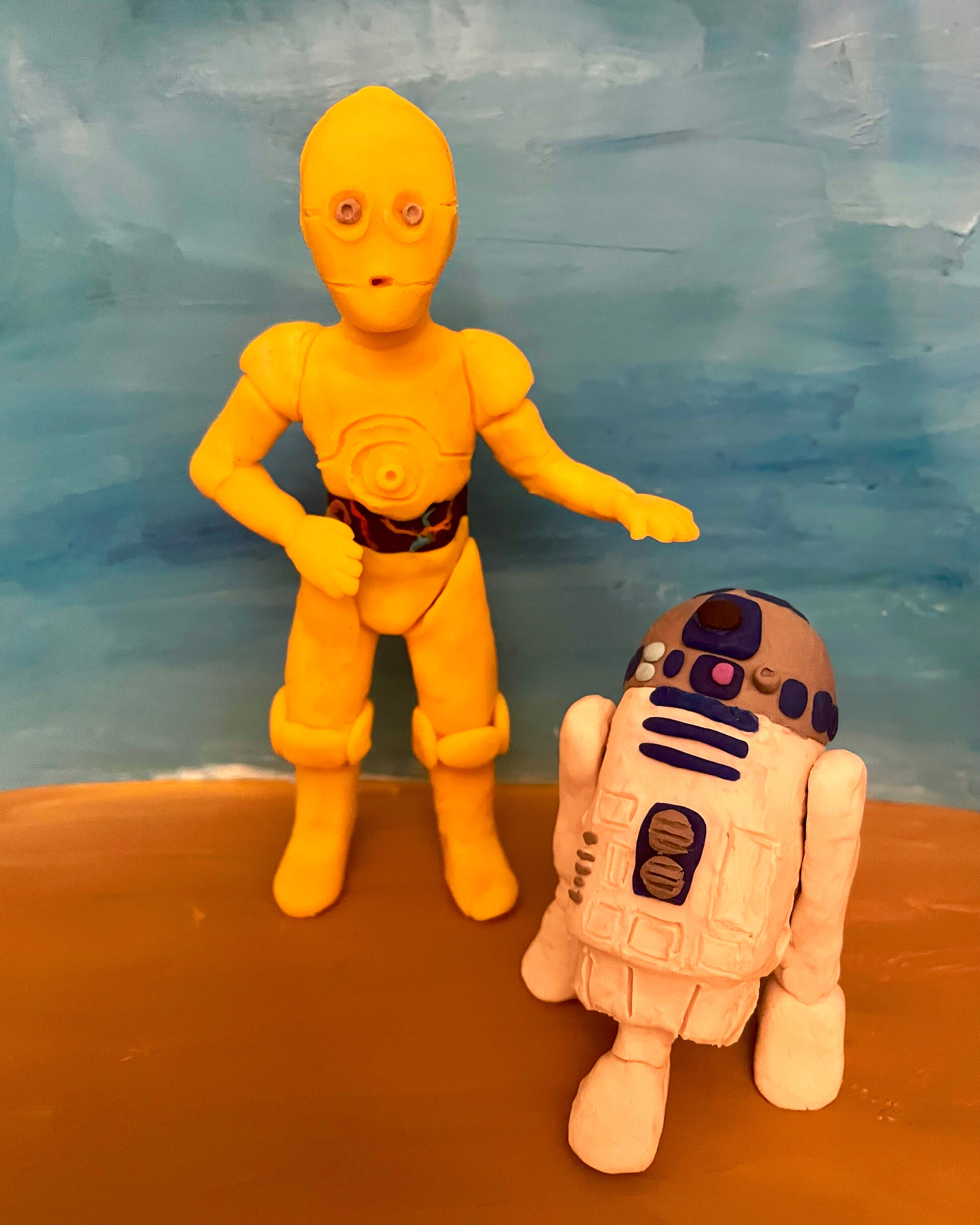 ArtStation - Clay C-3PO and R2-D2 🌌