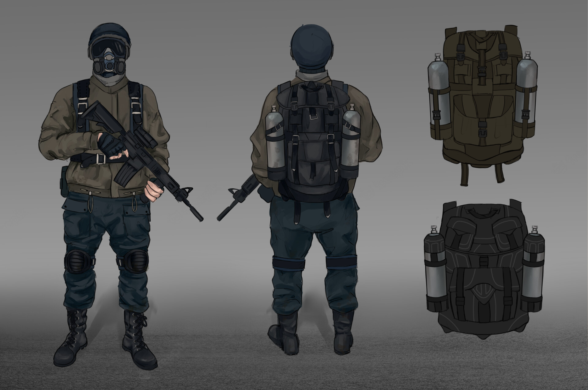 ArtStation - Concept art of a soldier