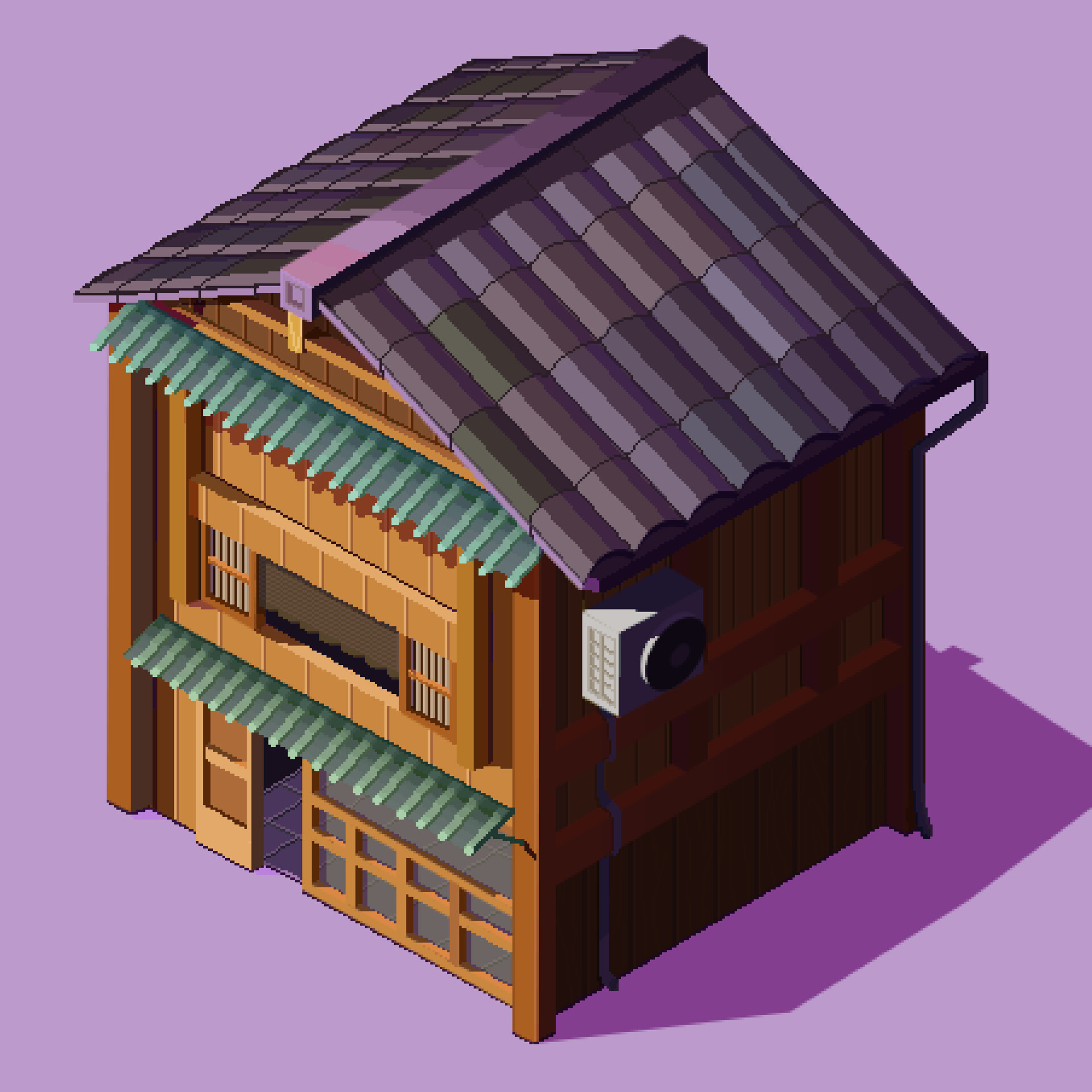 ArtStation - Pixelated Architecture