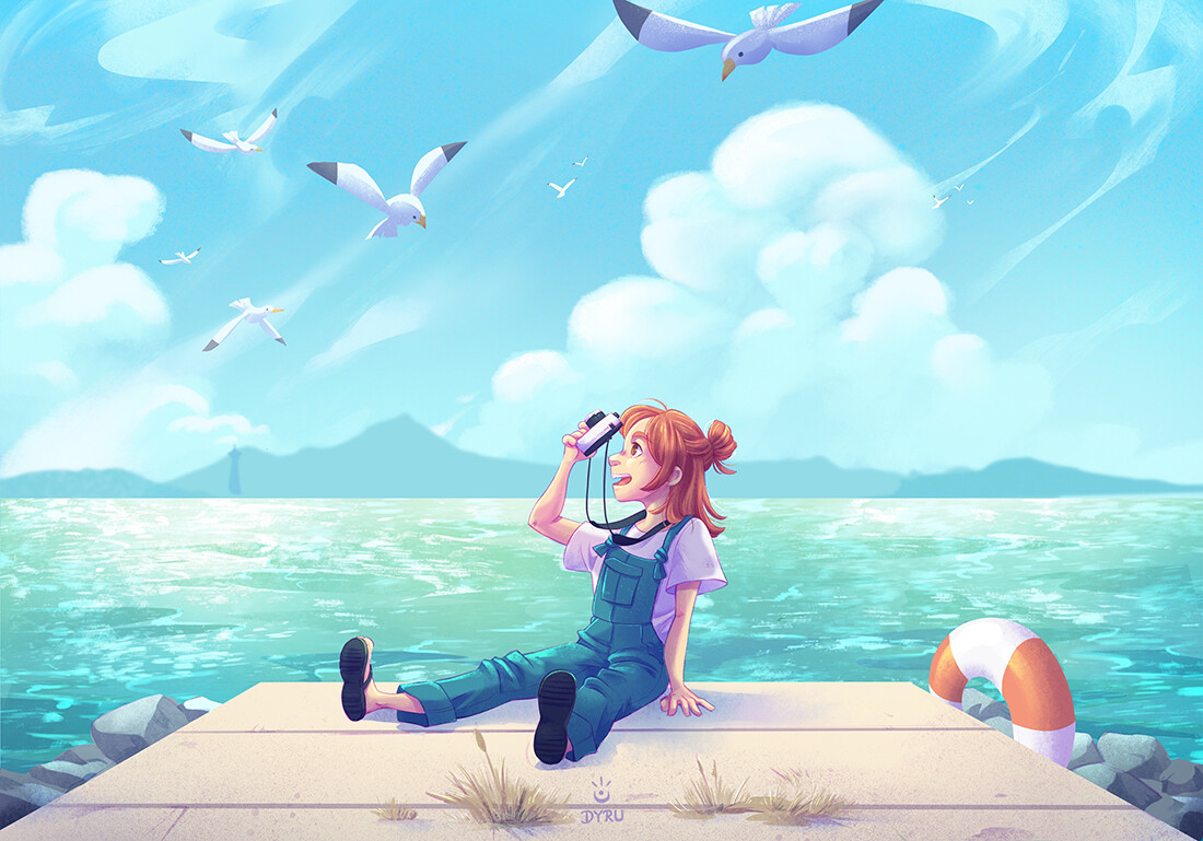 ArtStation - Chasing for summer