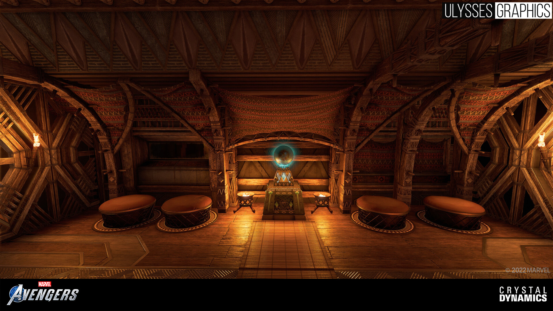 Elena Kuchalskaya - Wakanda ancient shield and wall