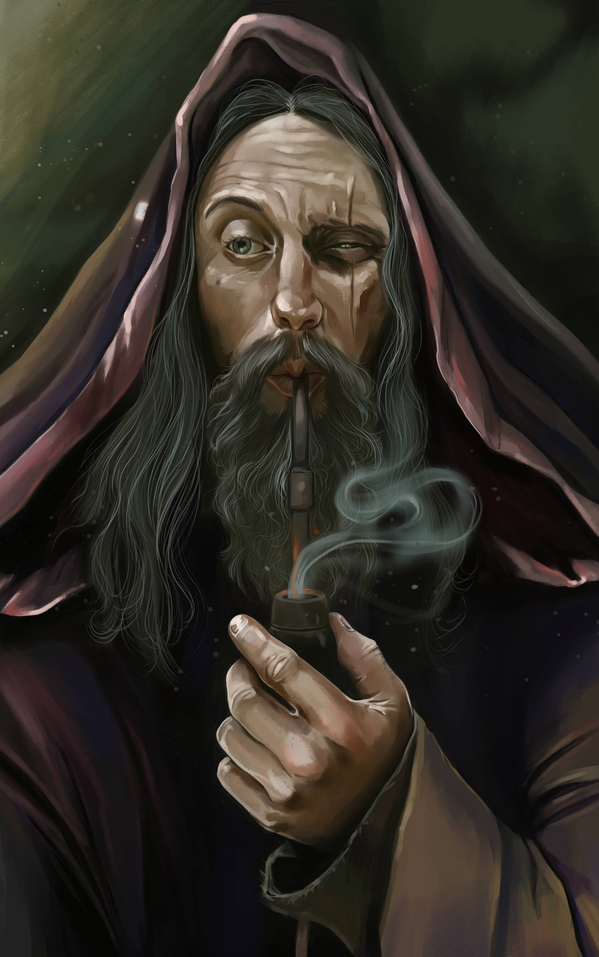 ArtStation - Color exercise, wizard
