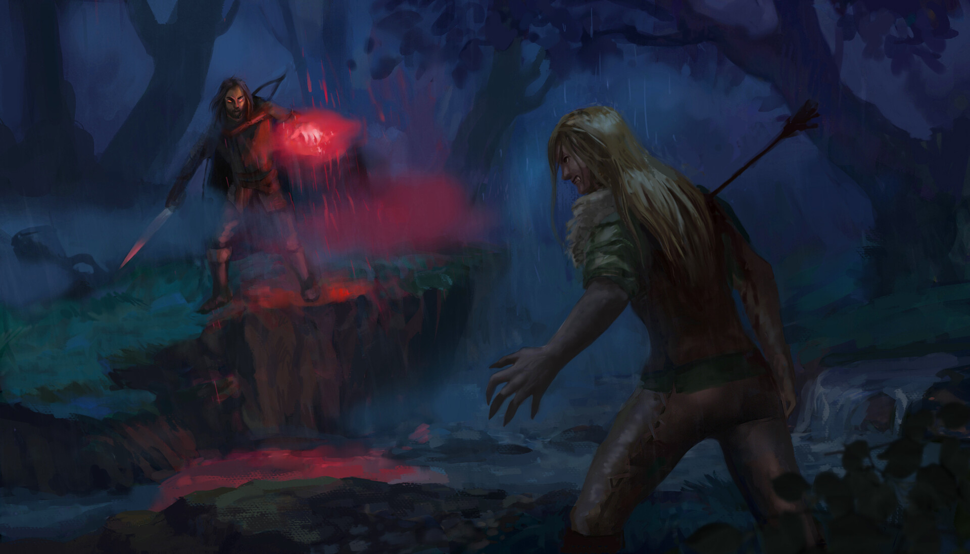 ArtStation - The story of a werewolf woman