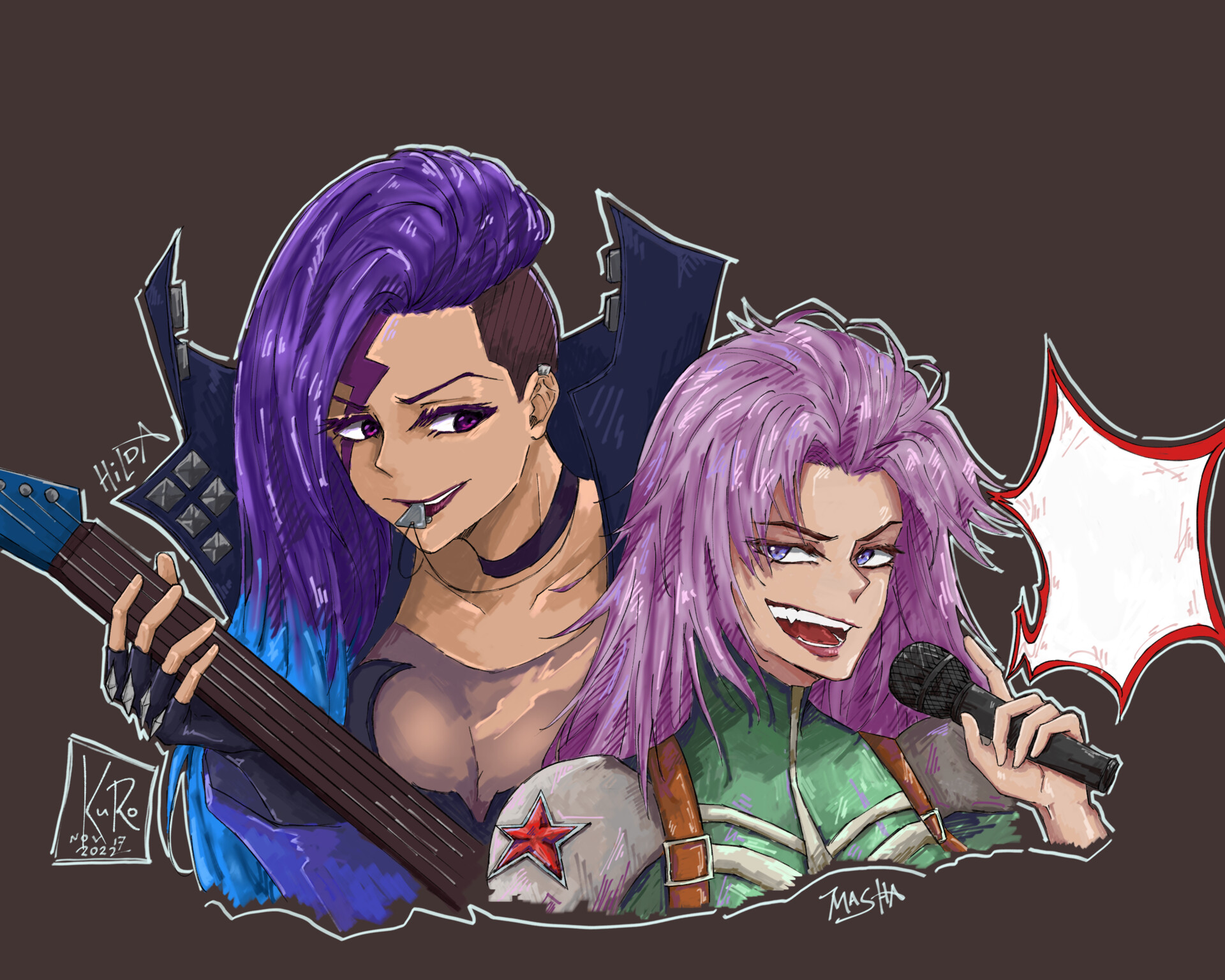 ArtStation - Hilda and Masha (MLBB)