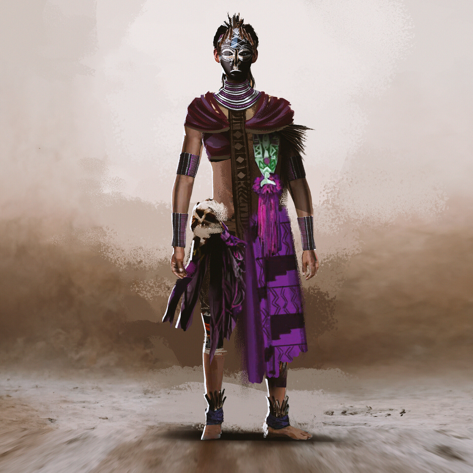 ArtStation - Tribal Warrior