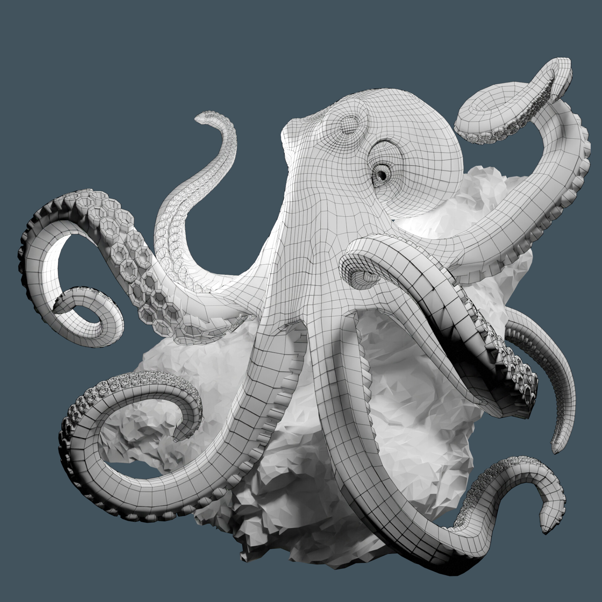 ArtStation - Octopus Sculpt