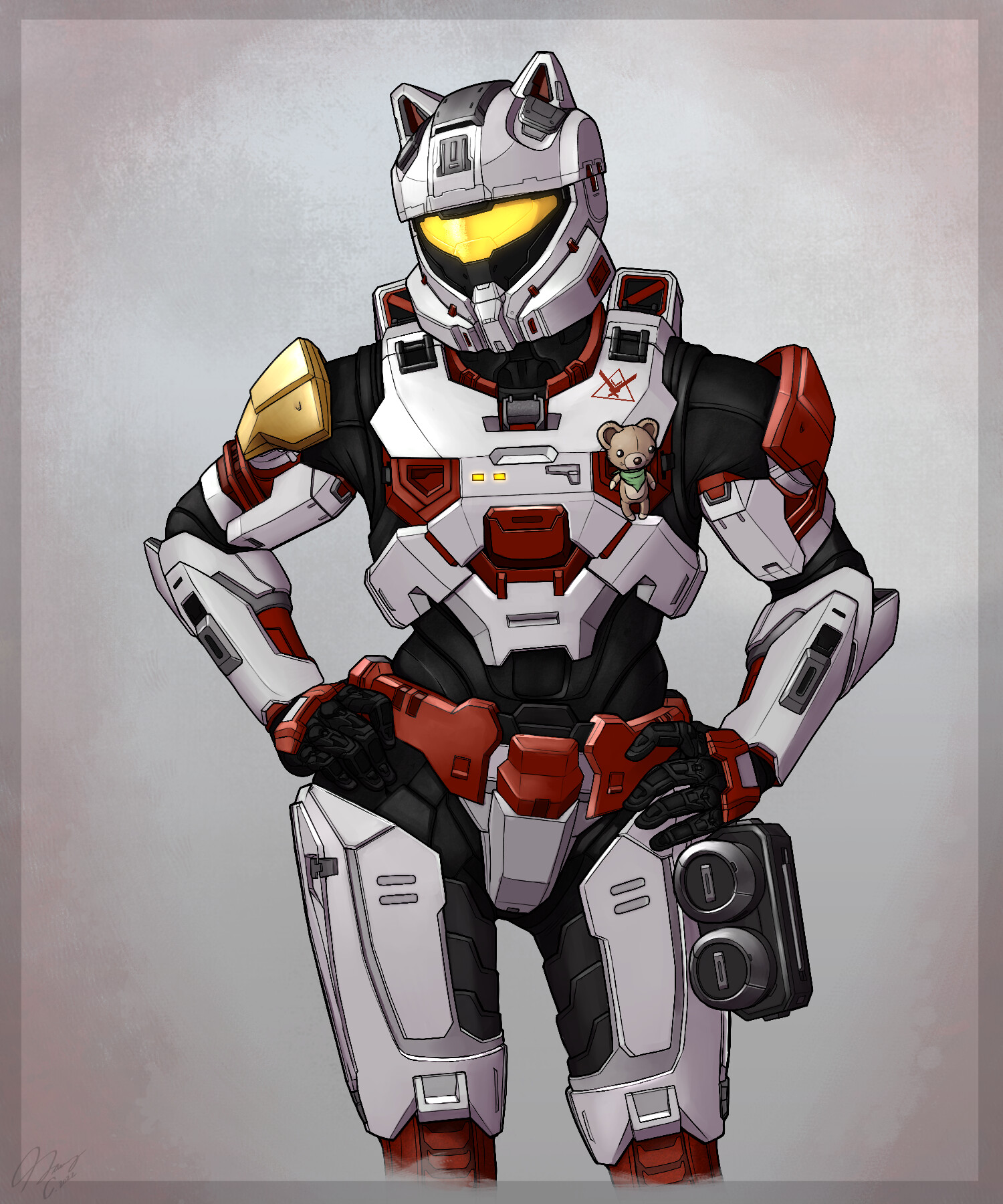 ArtStation - HALO: TheSphereHunter's Spartan