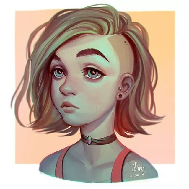 ArtStation - 2d semi realistic