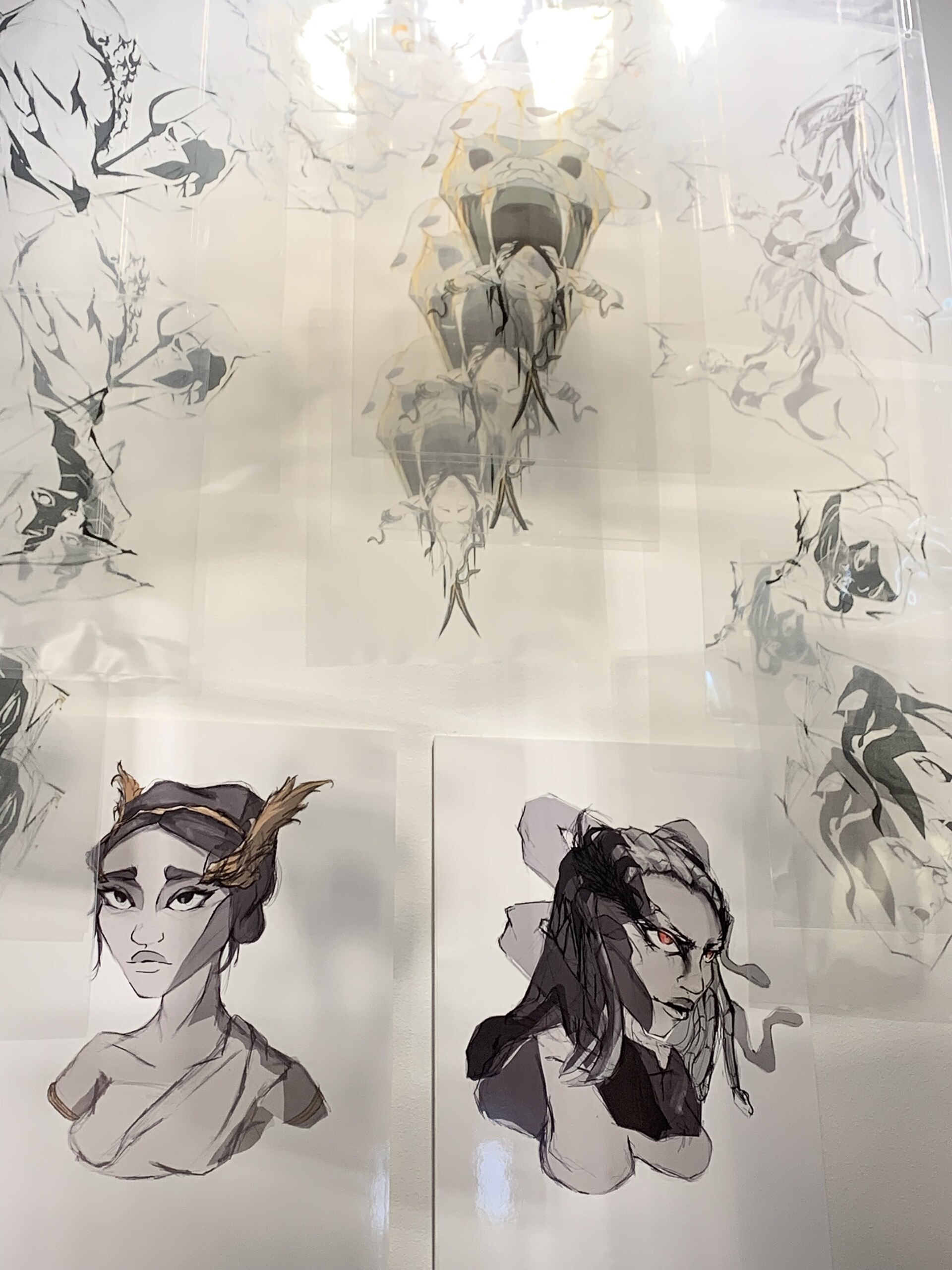 ArtStation - Transparency Film Inkjet Installation